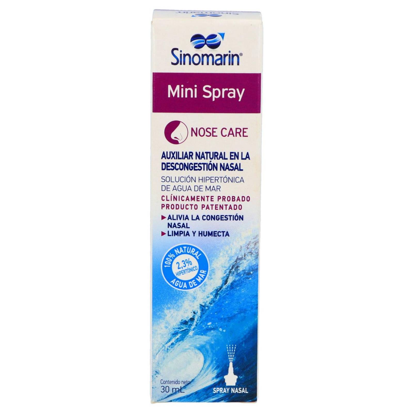 Sinomarin Nasal Caja Con Frasco Spray Con 30 mL