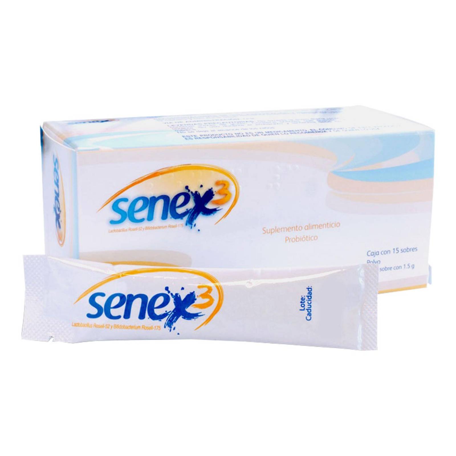 Senex 3 Caja Con 15 Sobres 1.5 g