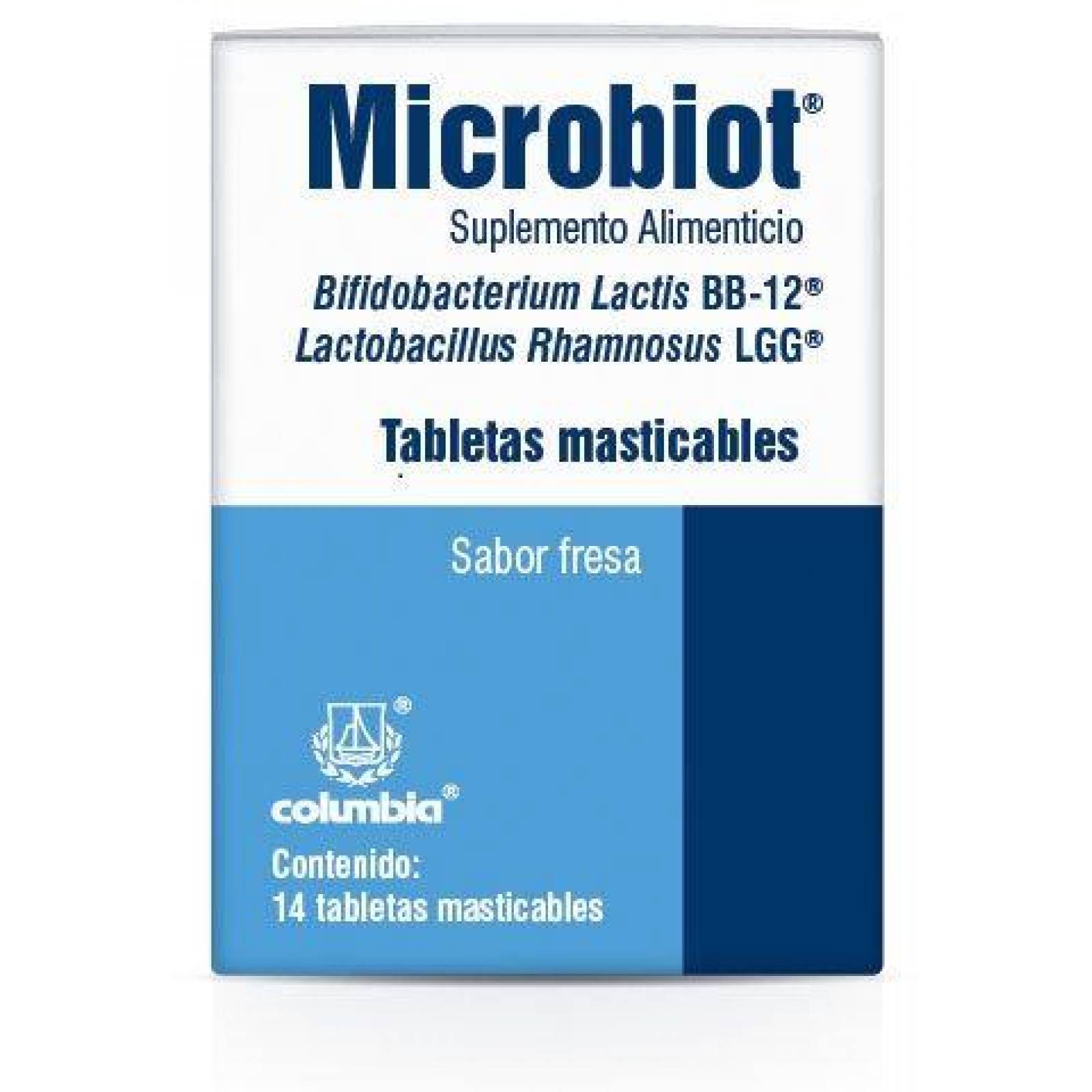 Microbiot Con 14 Tabletas Masticables