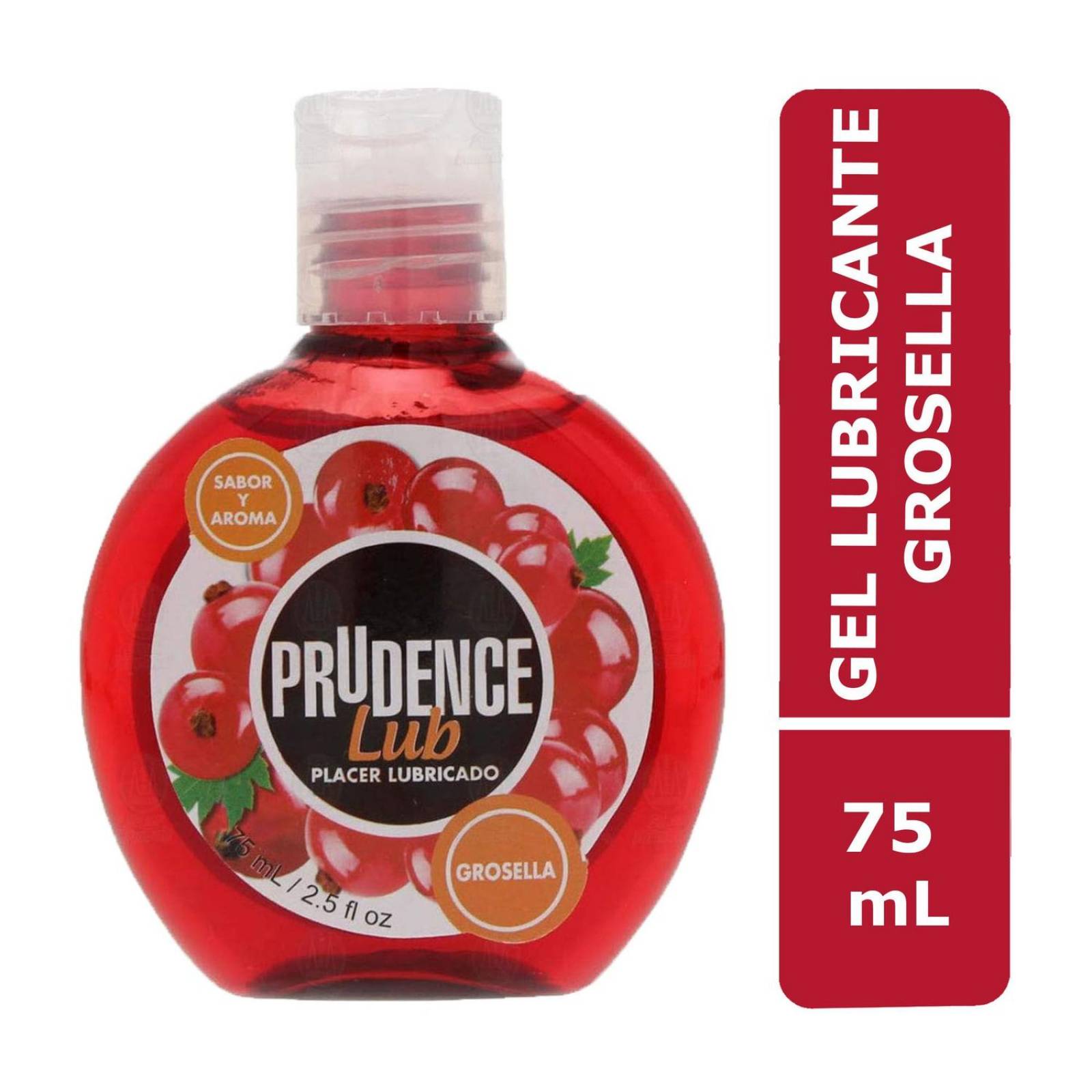 Lubricante Prudence Lub Grosella Envase Con 75 mL