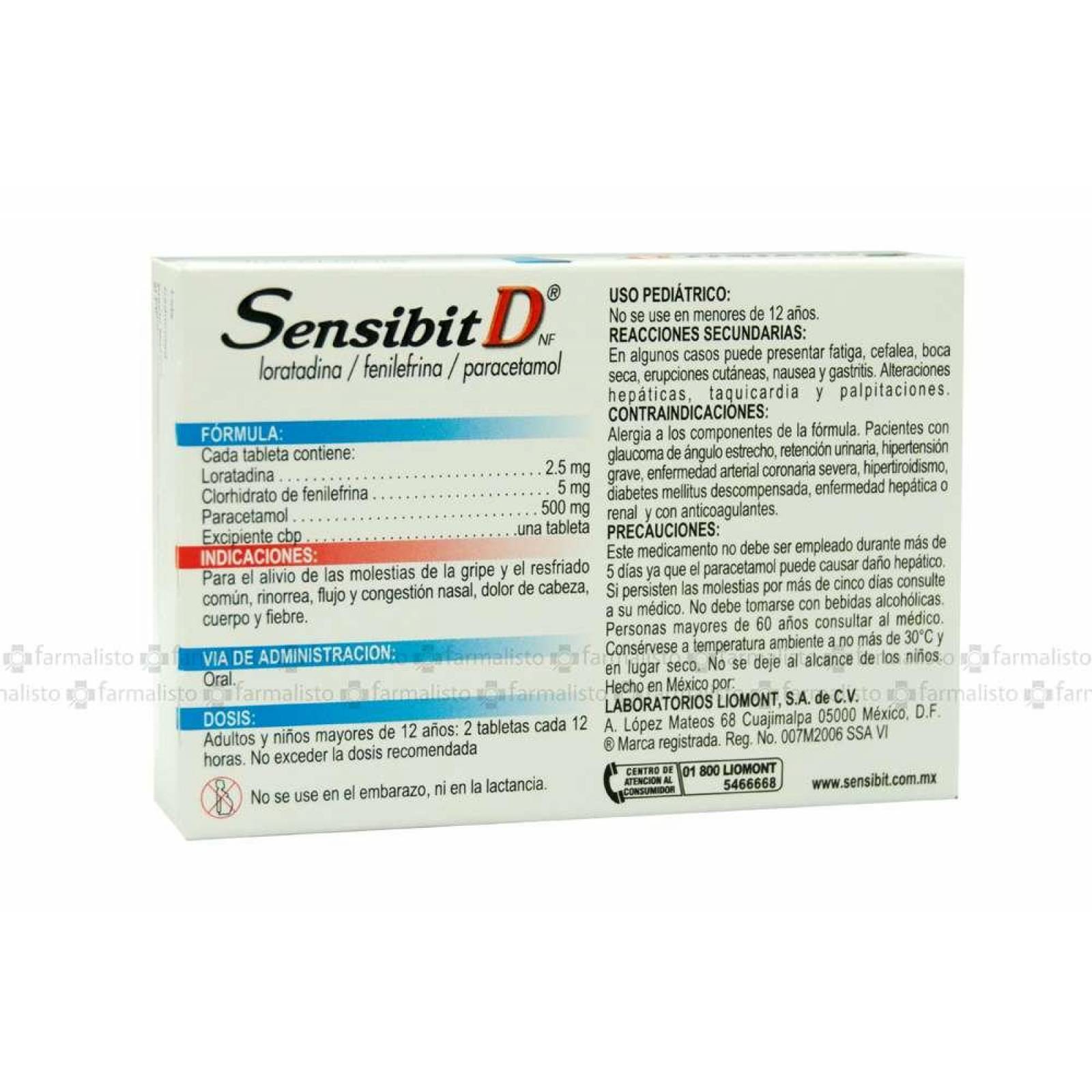 Sensibit D Caja Con 12 Tabletas