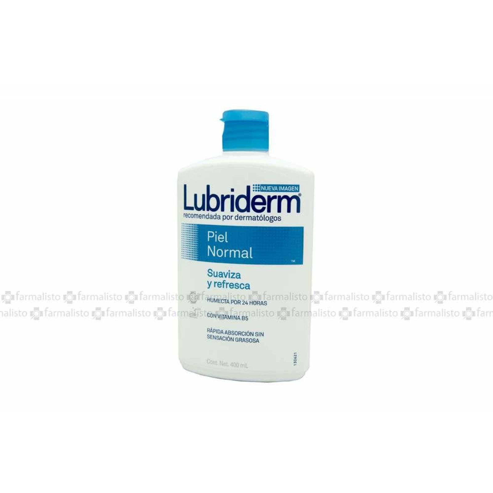 Crema Extra Humectante Lubriderm Para Piel Normal Frasco Con 400 Ml