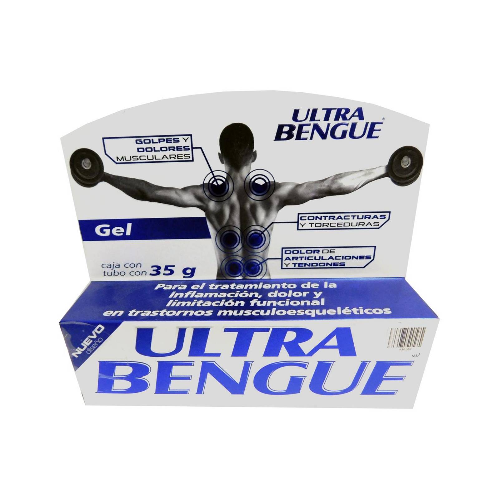 Ultra Bengue Azul Caja Con Tubo Con 35 g