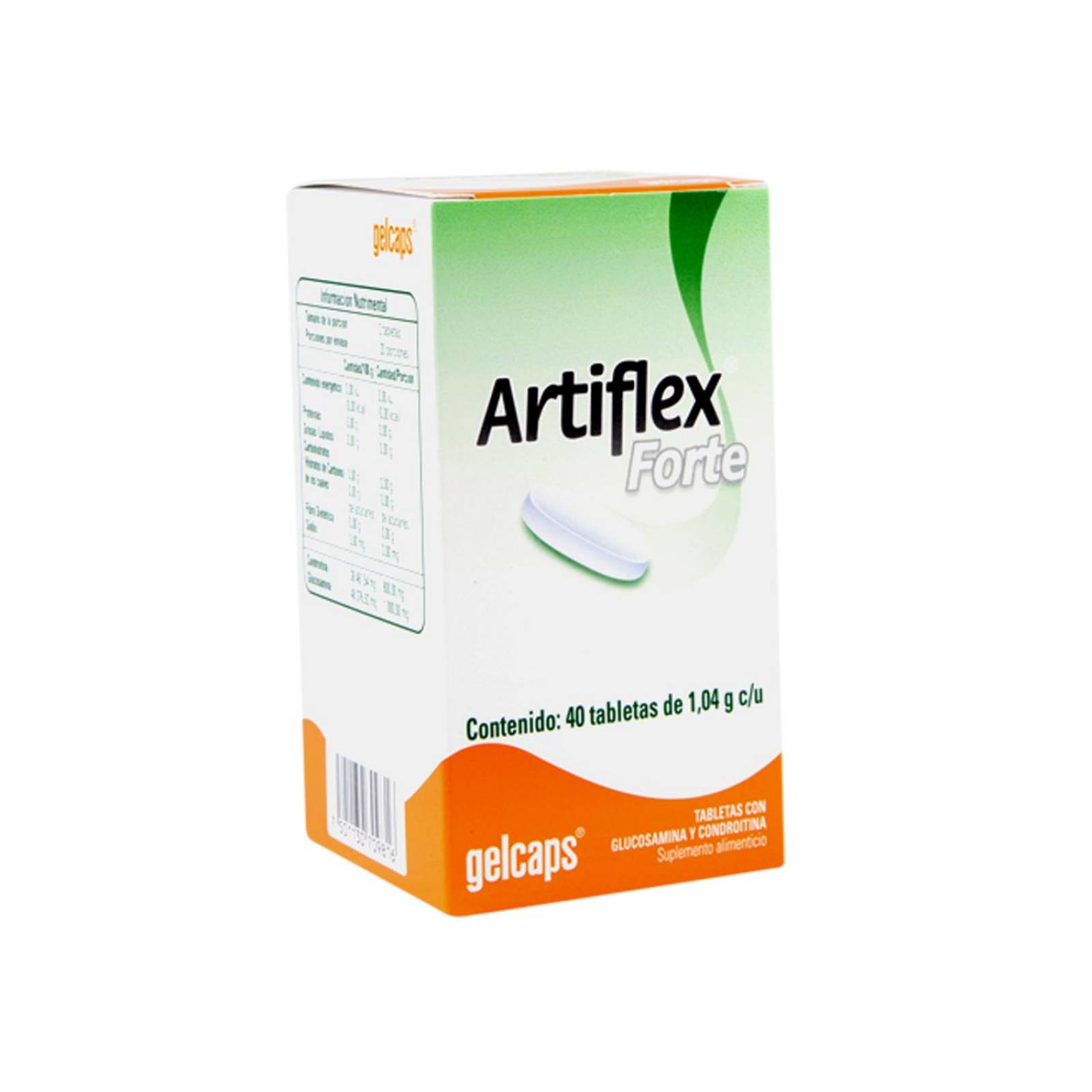 Gelcaps Artiflex Forte Frasco Con 40 Tabletas