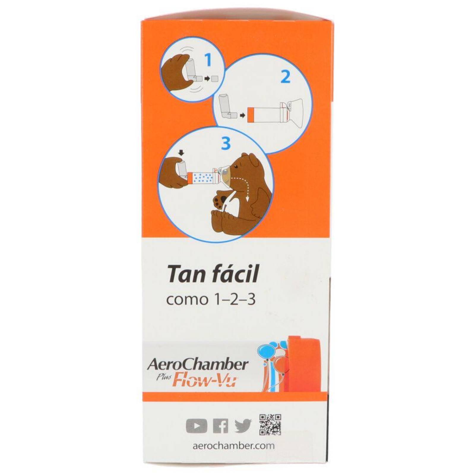 Aerochamber Plus Lactante Con Flow-Vu Caja Con 1 Pieza