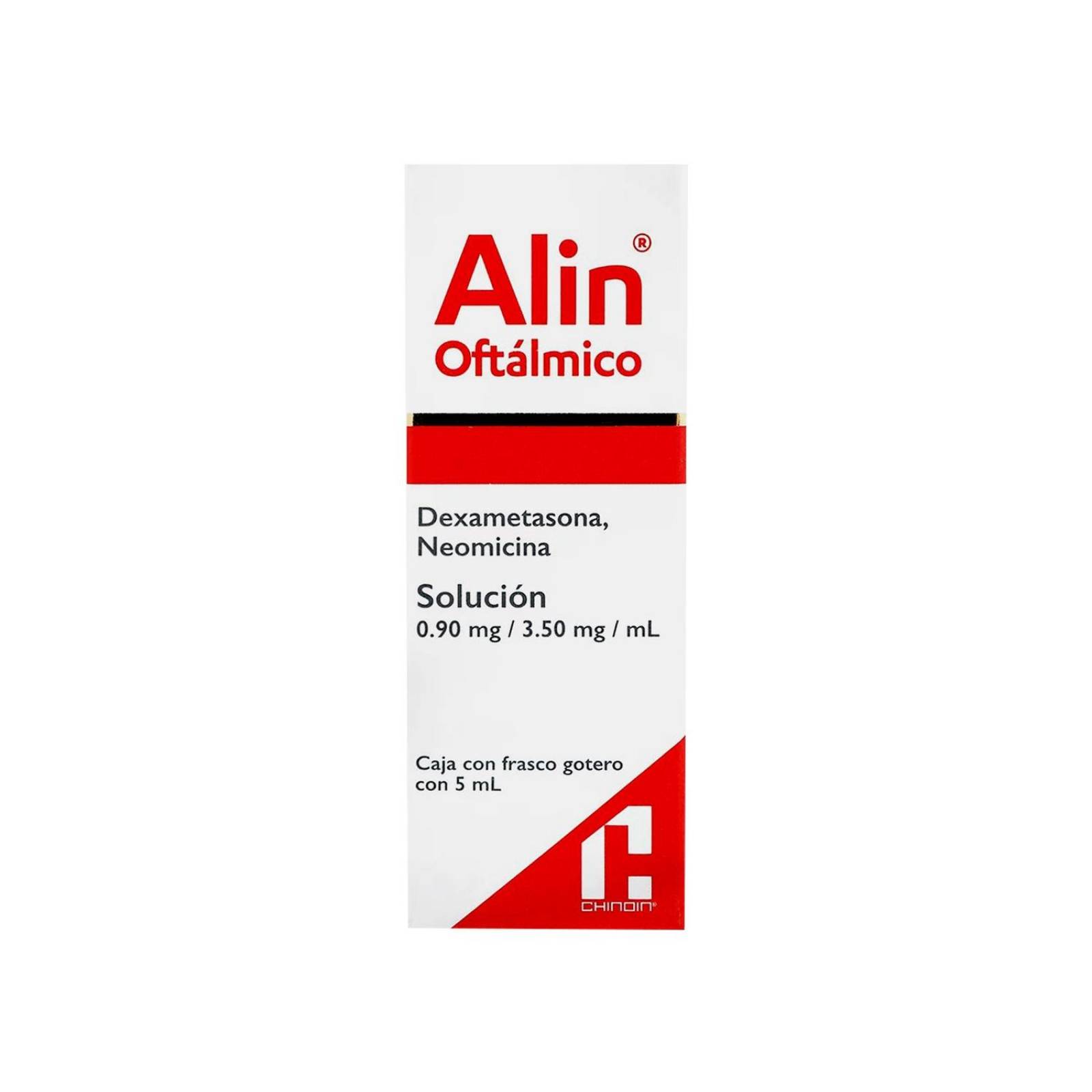Alin Oftálmico Caja Con Frasco Gotero Con 5 mL - RX
