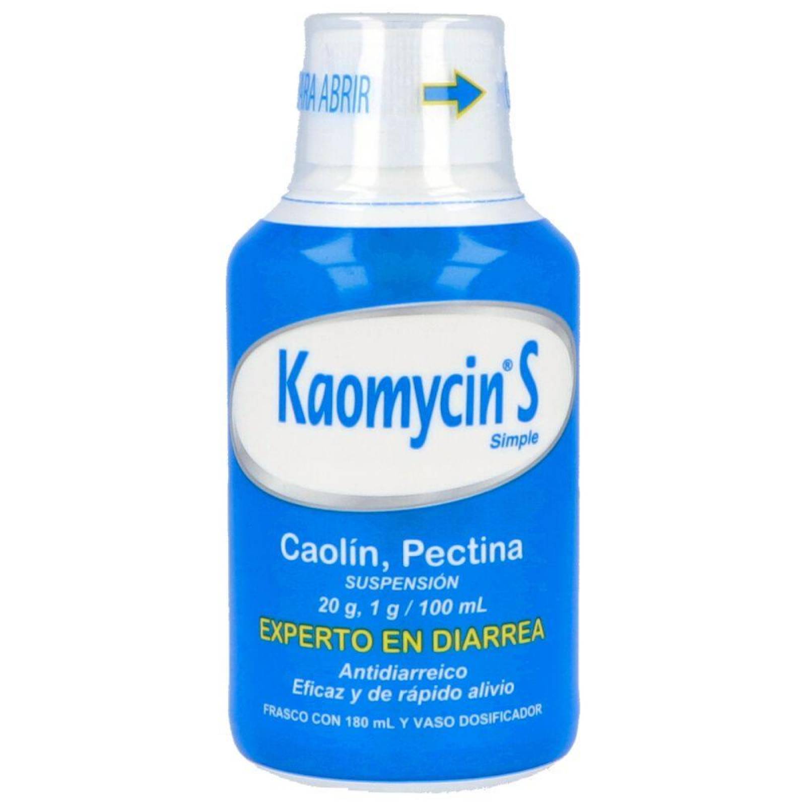Kaomycin S Simple Suspensión Frasco Con 180 mL