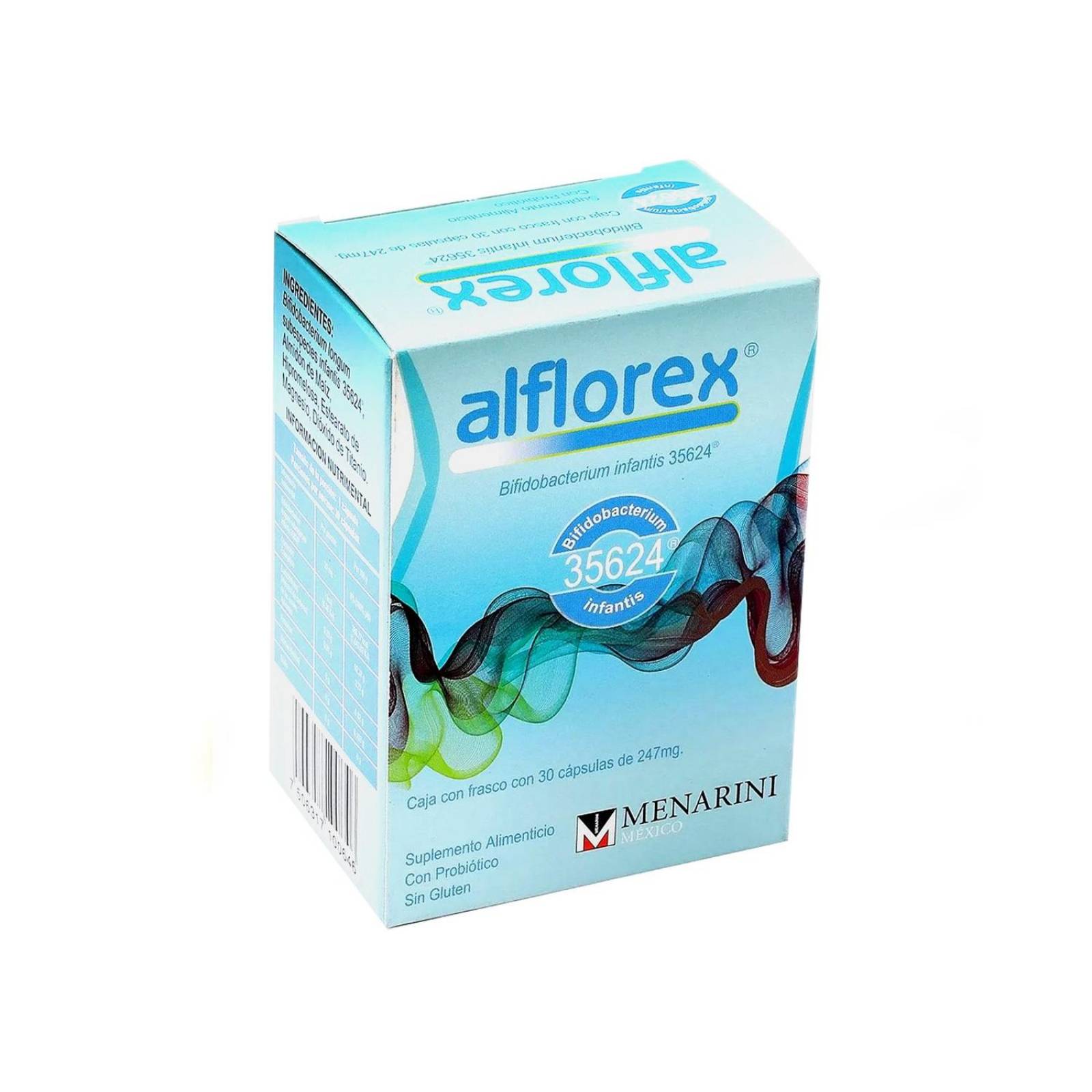 Alflorex Caja Con Frasco Con 30 Cápsulas