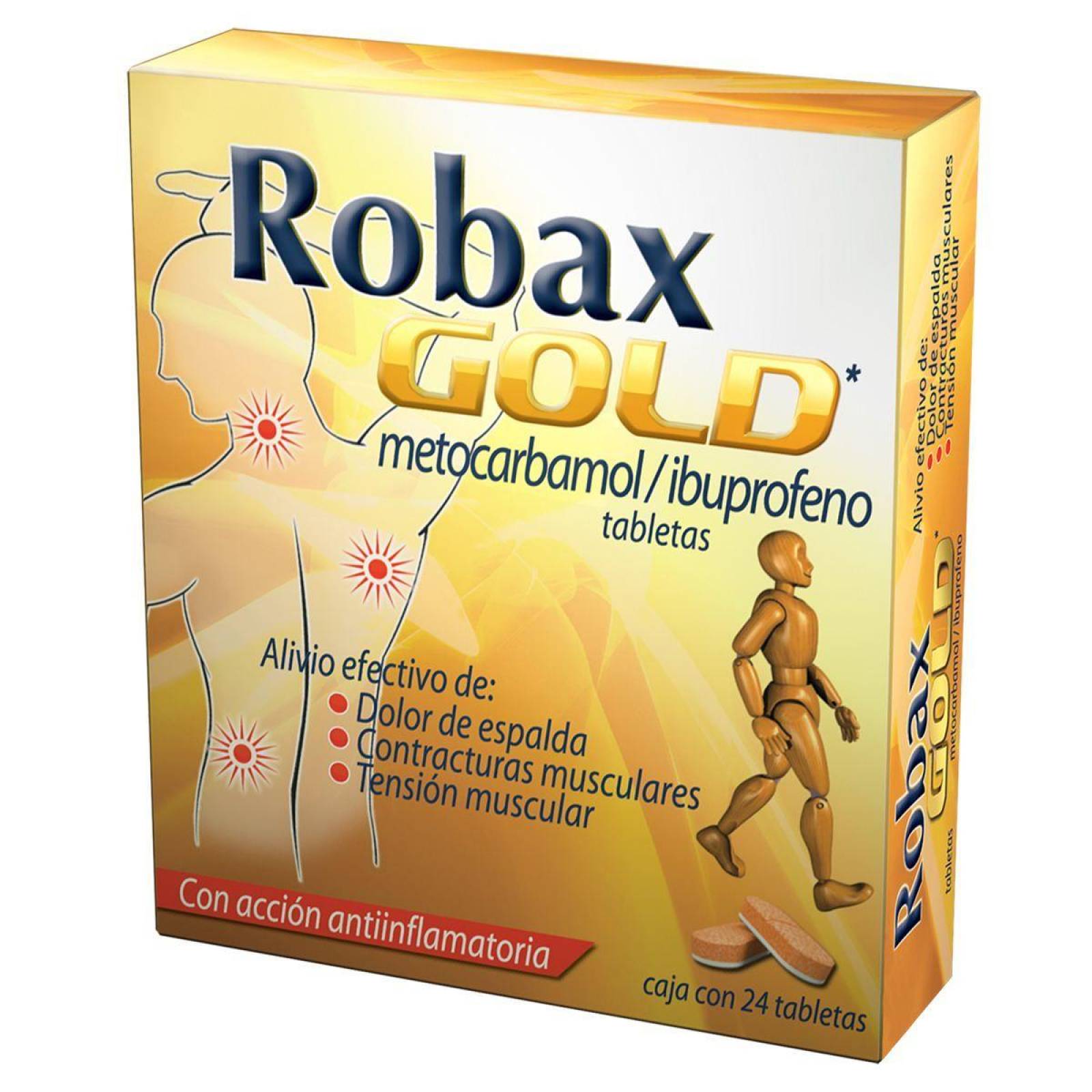 Robax Gold 500 mg / 200 mg Caja Con 24 Tabletas