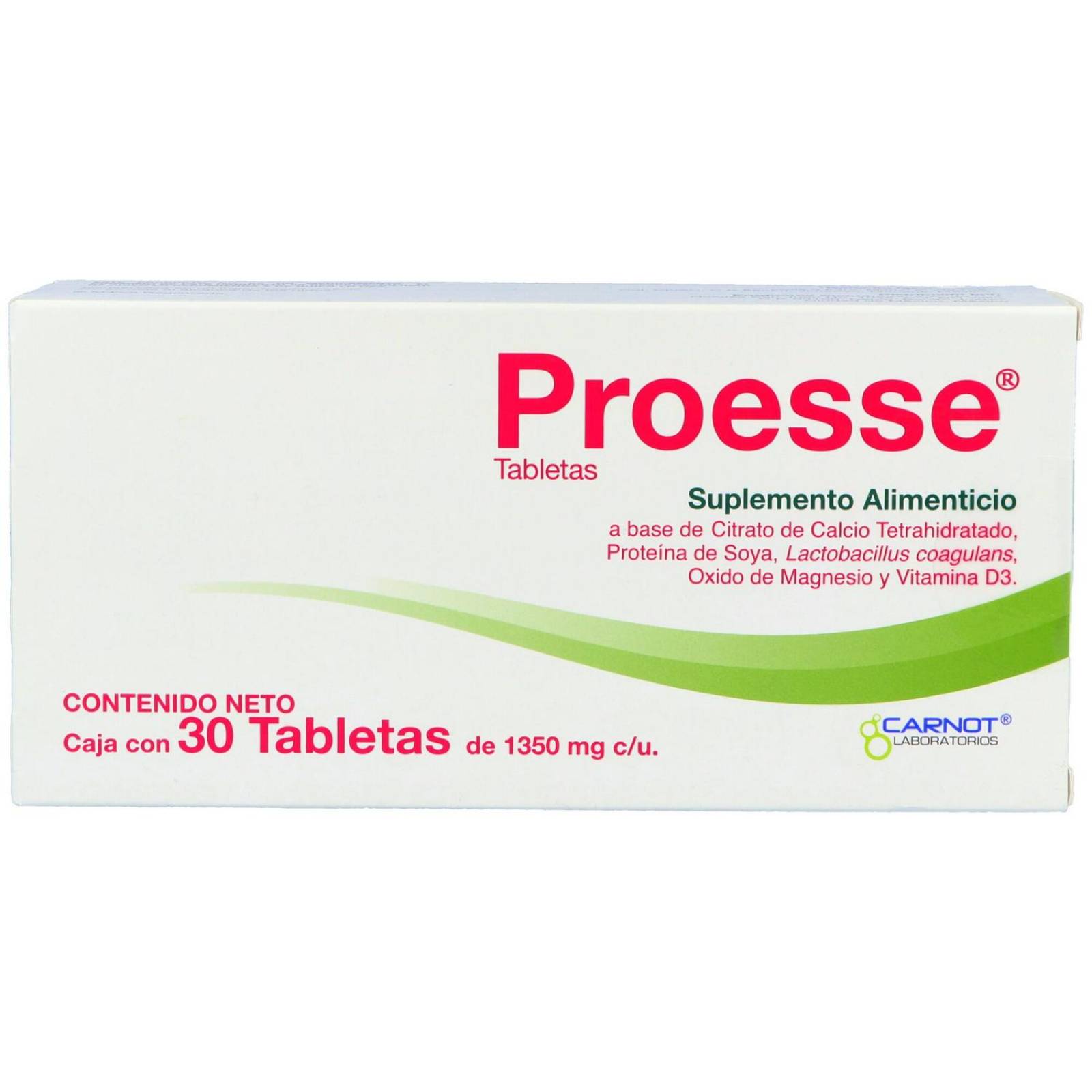 Proesse Suplemento Alimenticio Caja Con 30 Tabletas