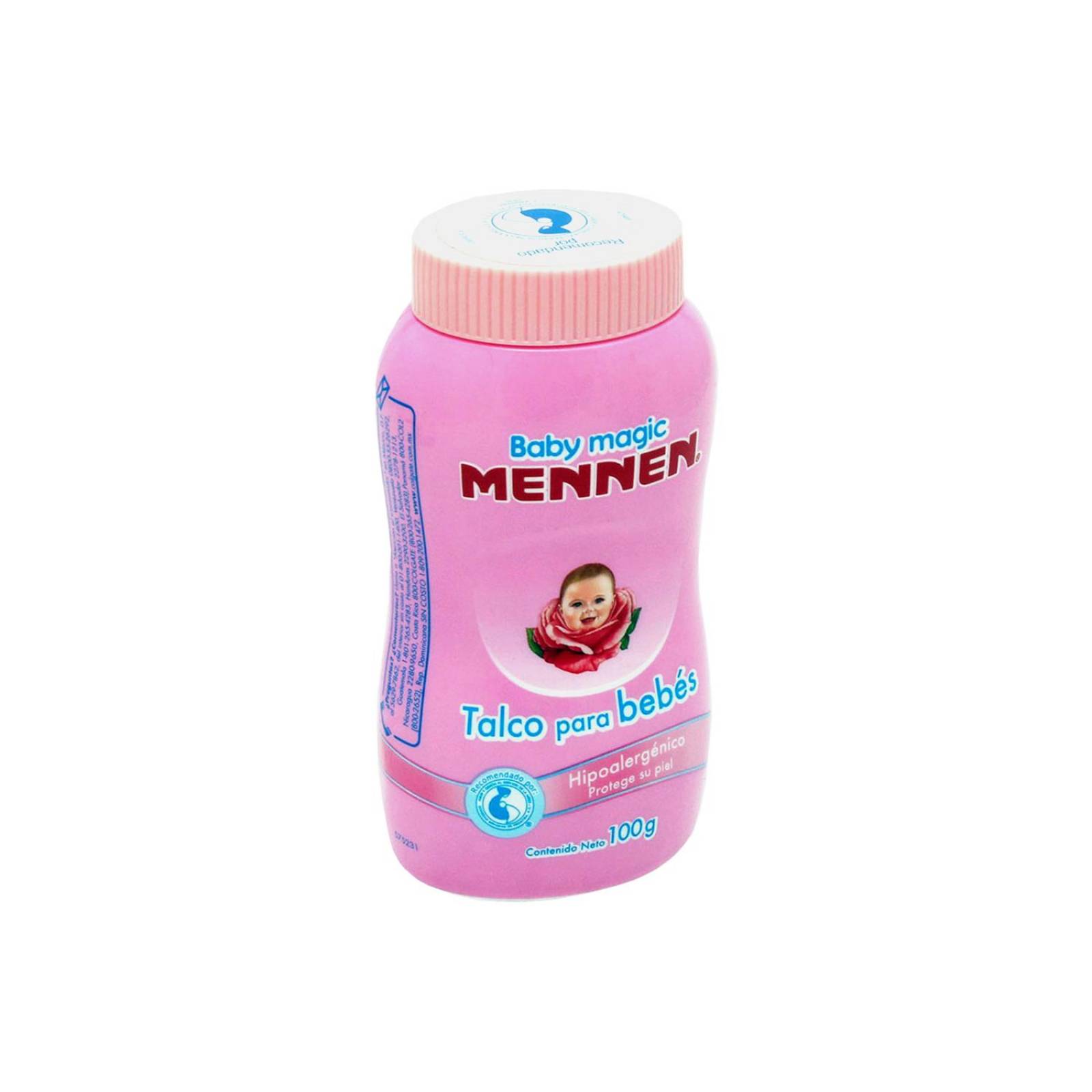 Talco Rosa Mennen Baby Magic Frasco Con 100 g