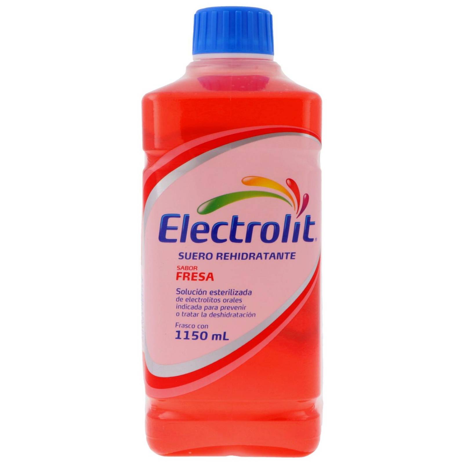 Electrolit Suero Rehidratante Botella Con 1150mL Sabor Fresa