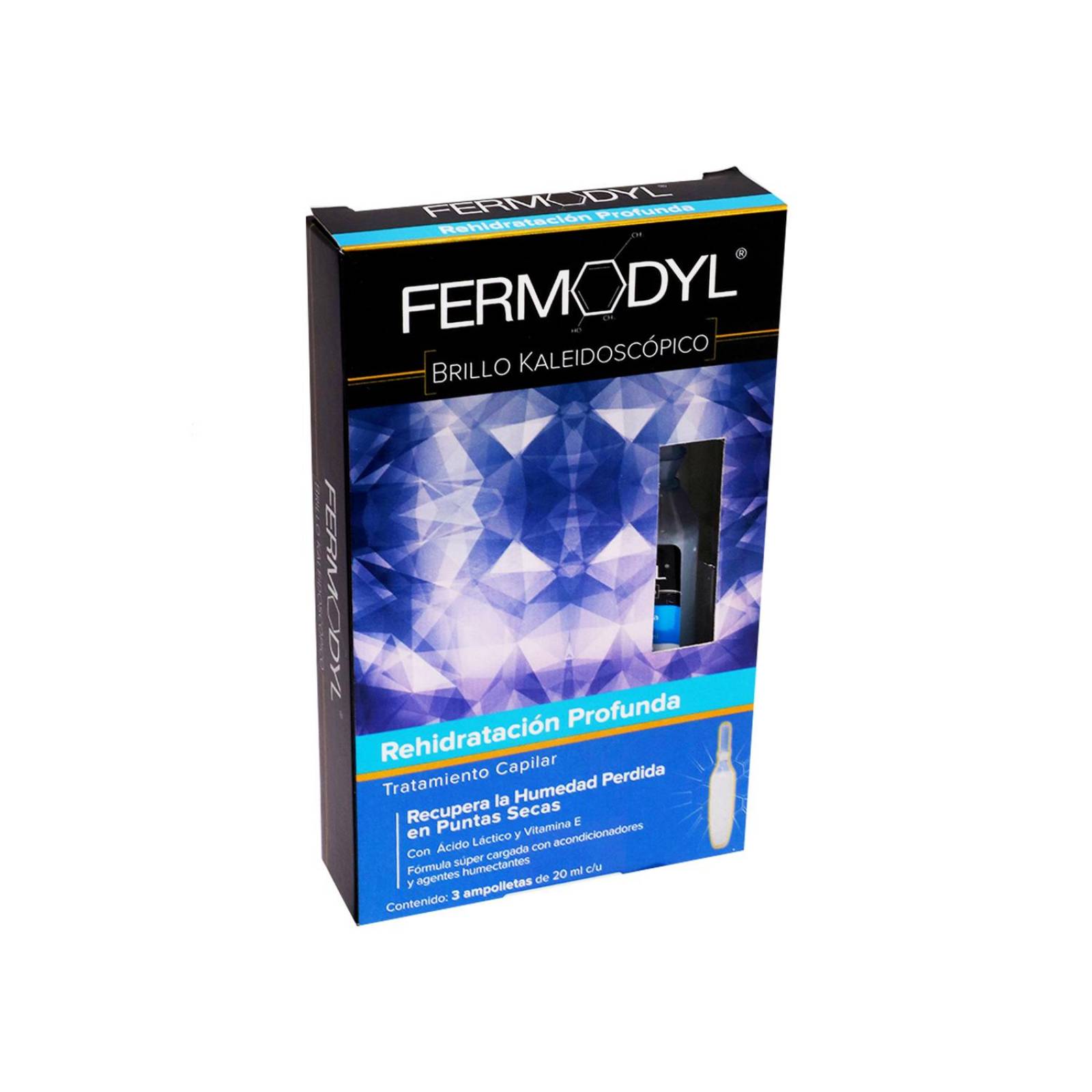 Fermodyl Tratamiento Capilar Caja Con 3 Ampolletas De 20 Ml C/U