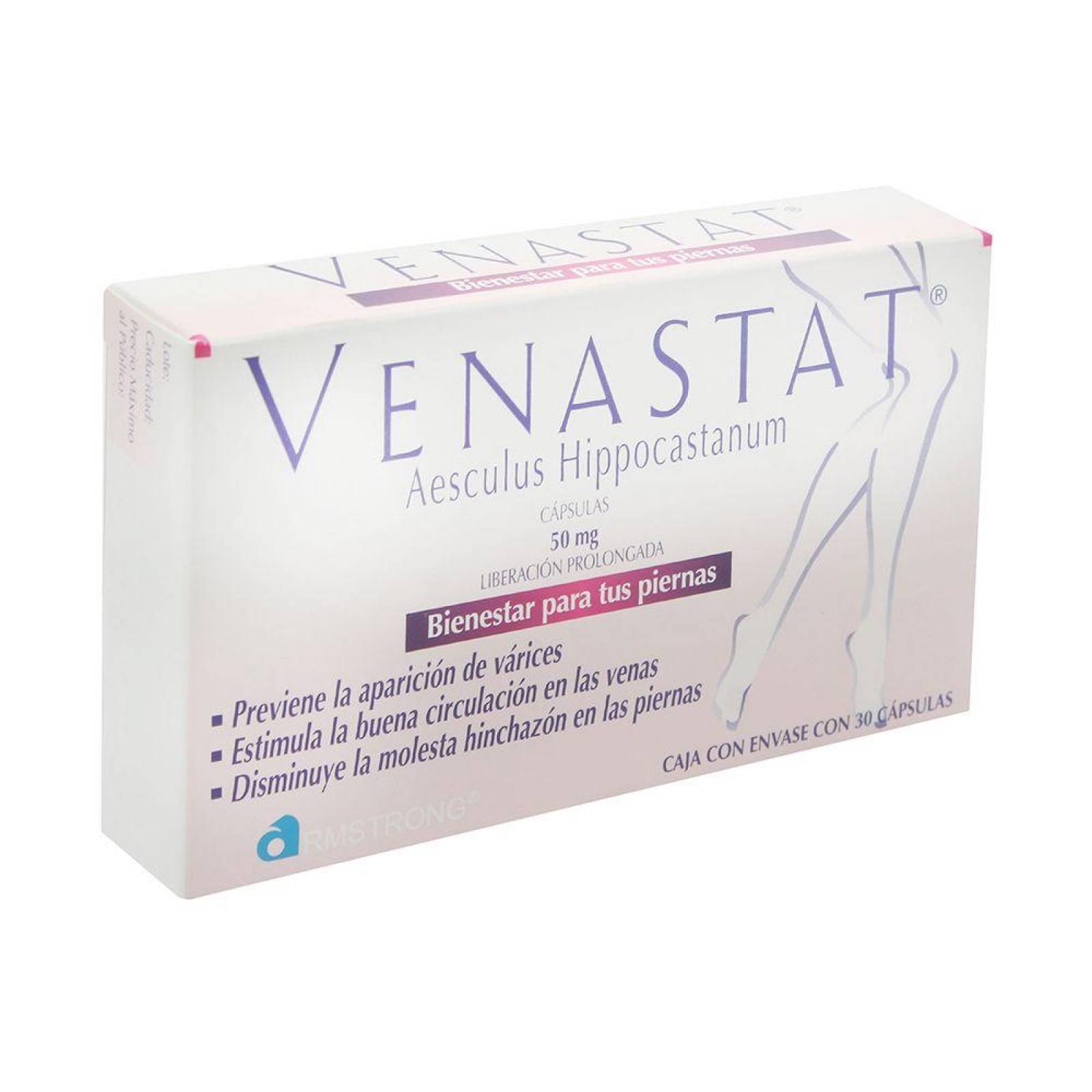 Venastat Caja Con Envase Con 30 Cápsulas