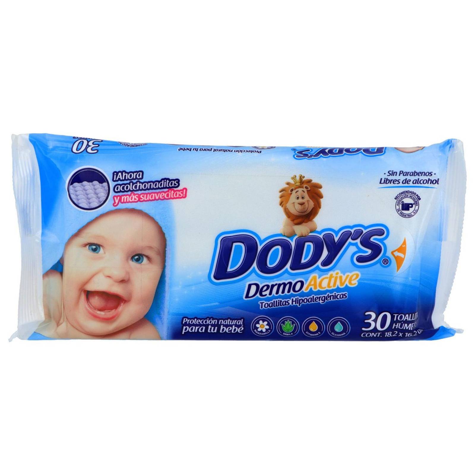 Dody´s Dermo Toallitas Active Paquete Con 30 Piezas