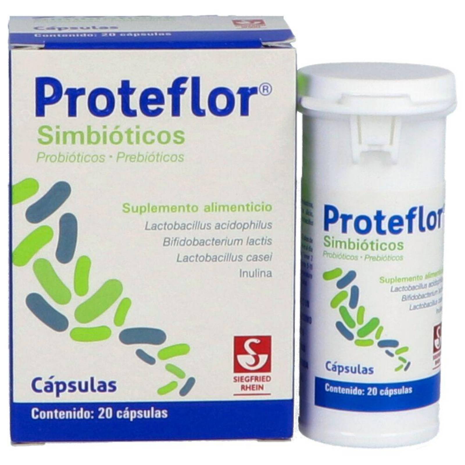 Proteflor Caja Con Frasco Con 20 Cápsulas