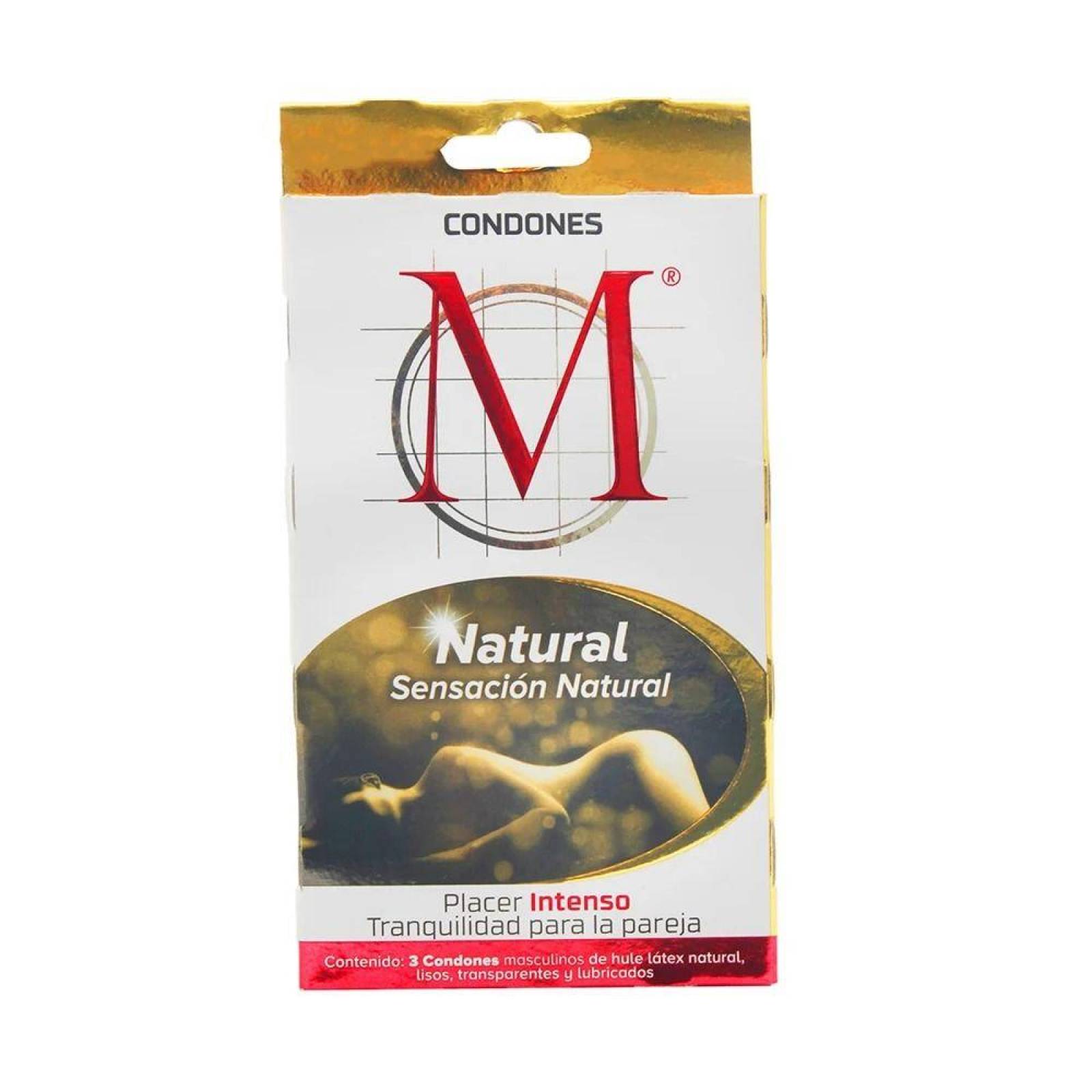 M Force Sensación Natural Caja Con 3 Condones
