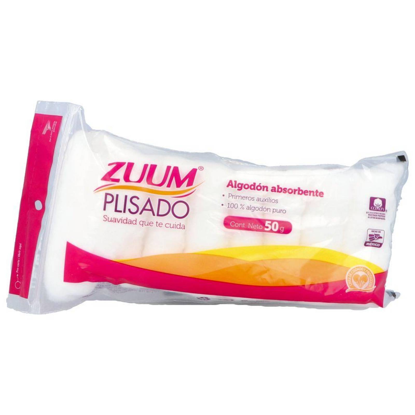 Zuum Algodón Plisado Bolsa Con 50g