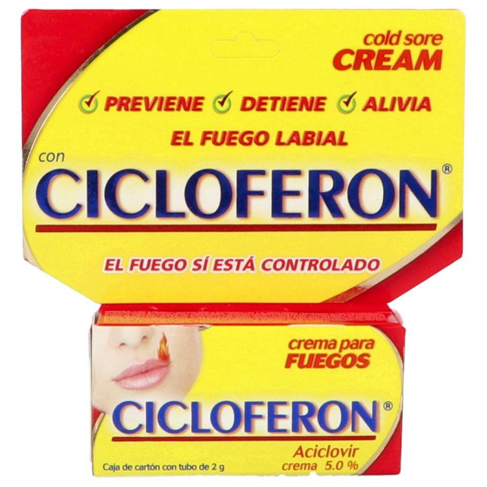Cicloferon Crema 5.0 % Caja Con Tubo Con 2 g
