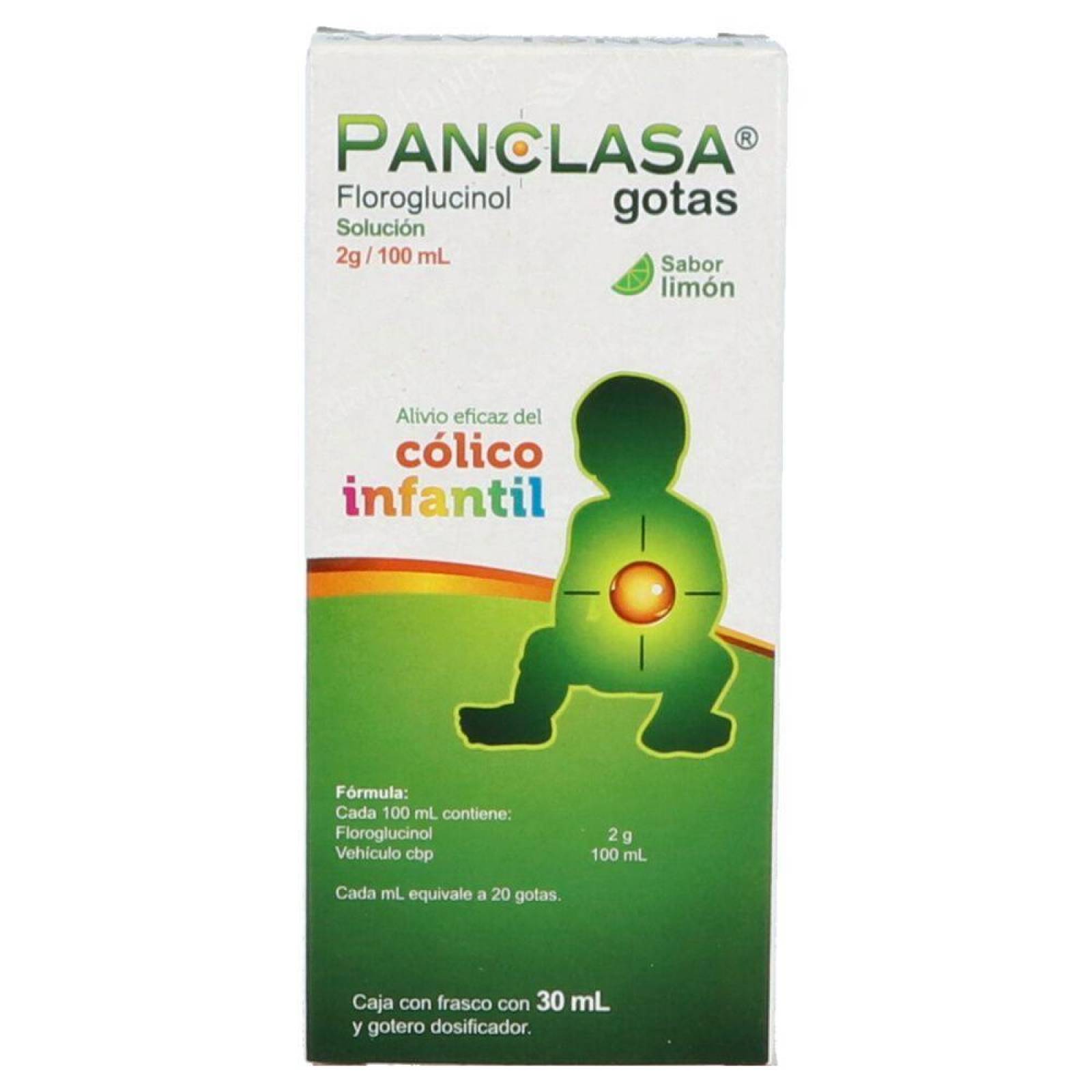 Panclasa Solución Infantil Caja Con Frasco Con 30 mL Y Gotero