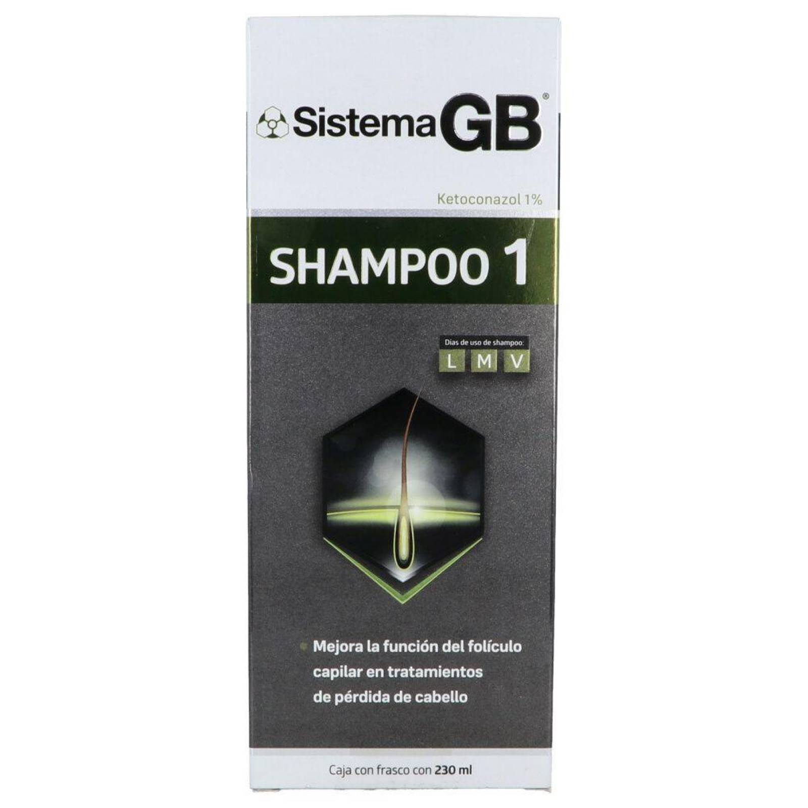Sistema GB Shampoo Uno Frasco Con 230 mL
