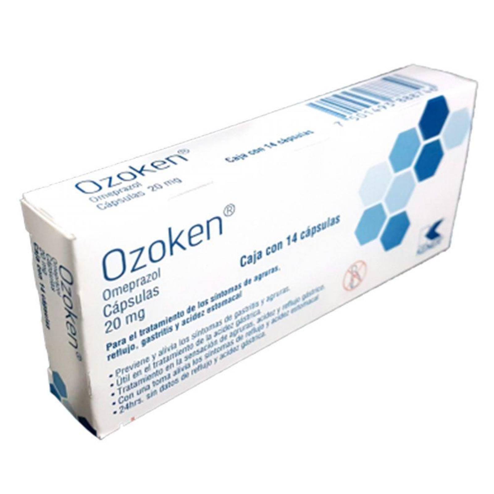 Ozoken 20 mg Caja Con 14 Cápsulas