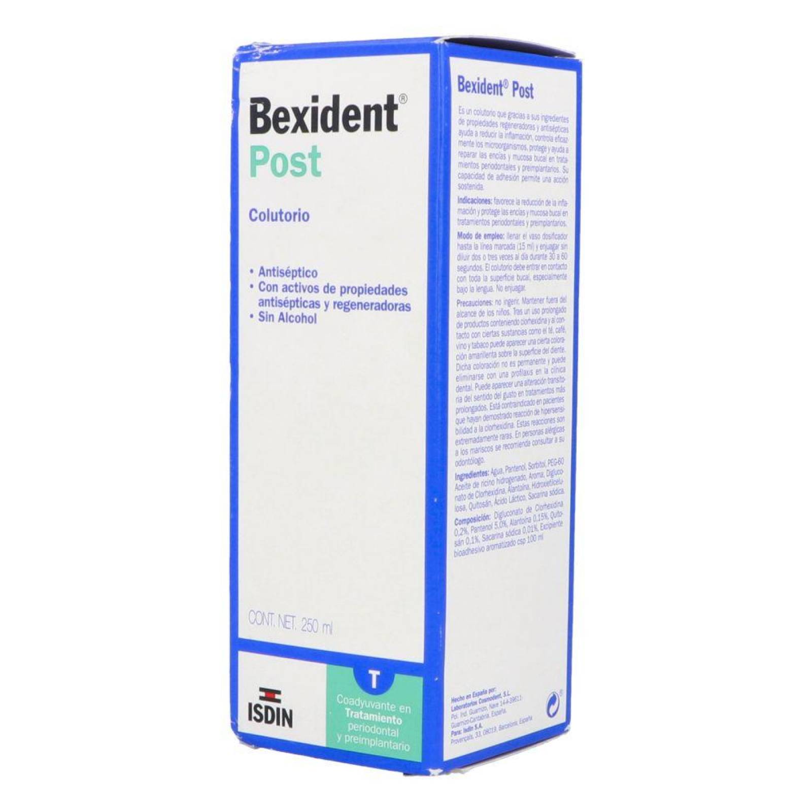 Bexident Post Colutorio Caja Con Frasco Con 250 mL