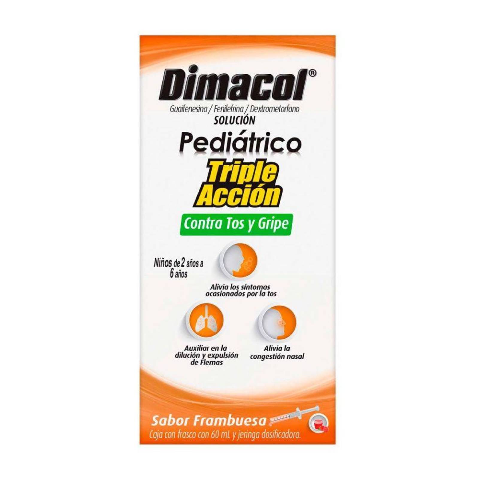 Dimacol Pediátrico Solución Caja Con Frasco Con 60mL