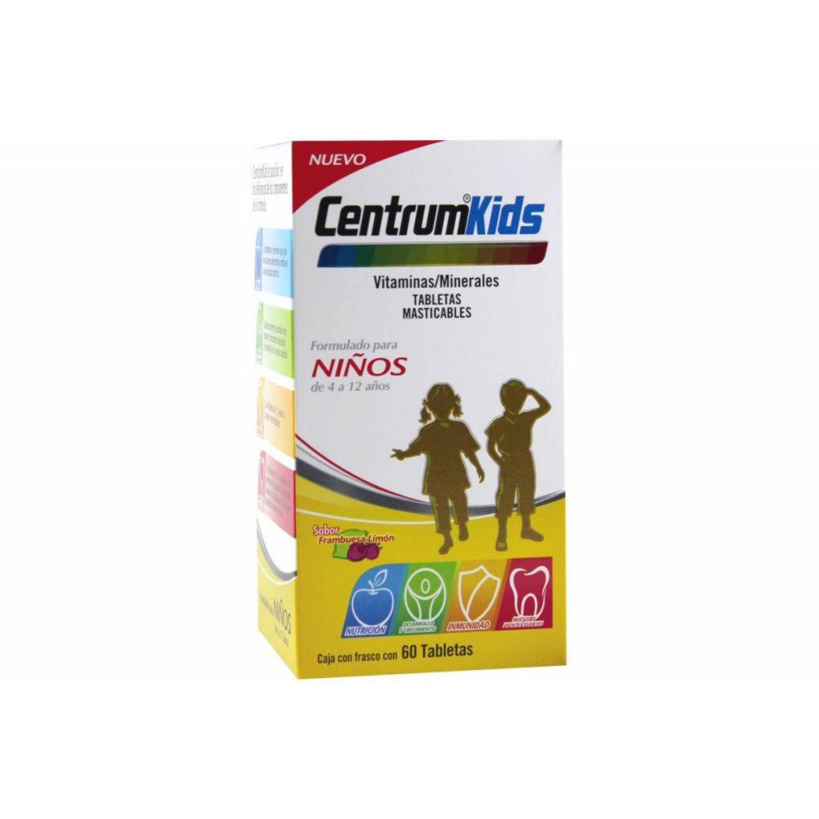 Centrum Kids Caja Con Frasco Con 60 Tabletas Masticables