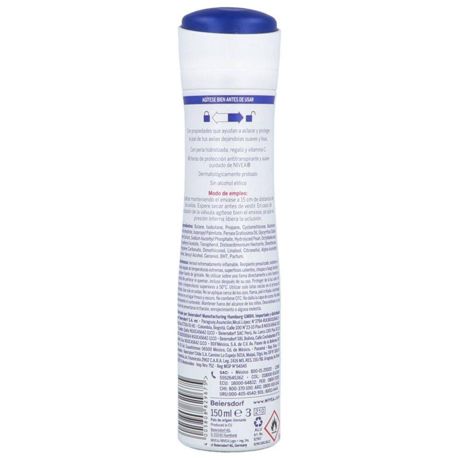 Nivea Aclarado Natural Frasco Con 150 Ml
