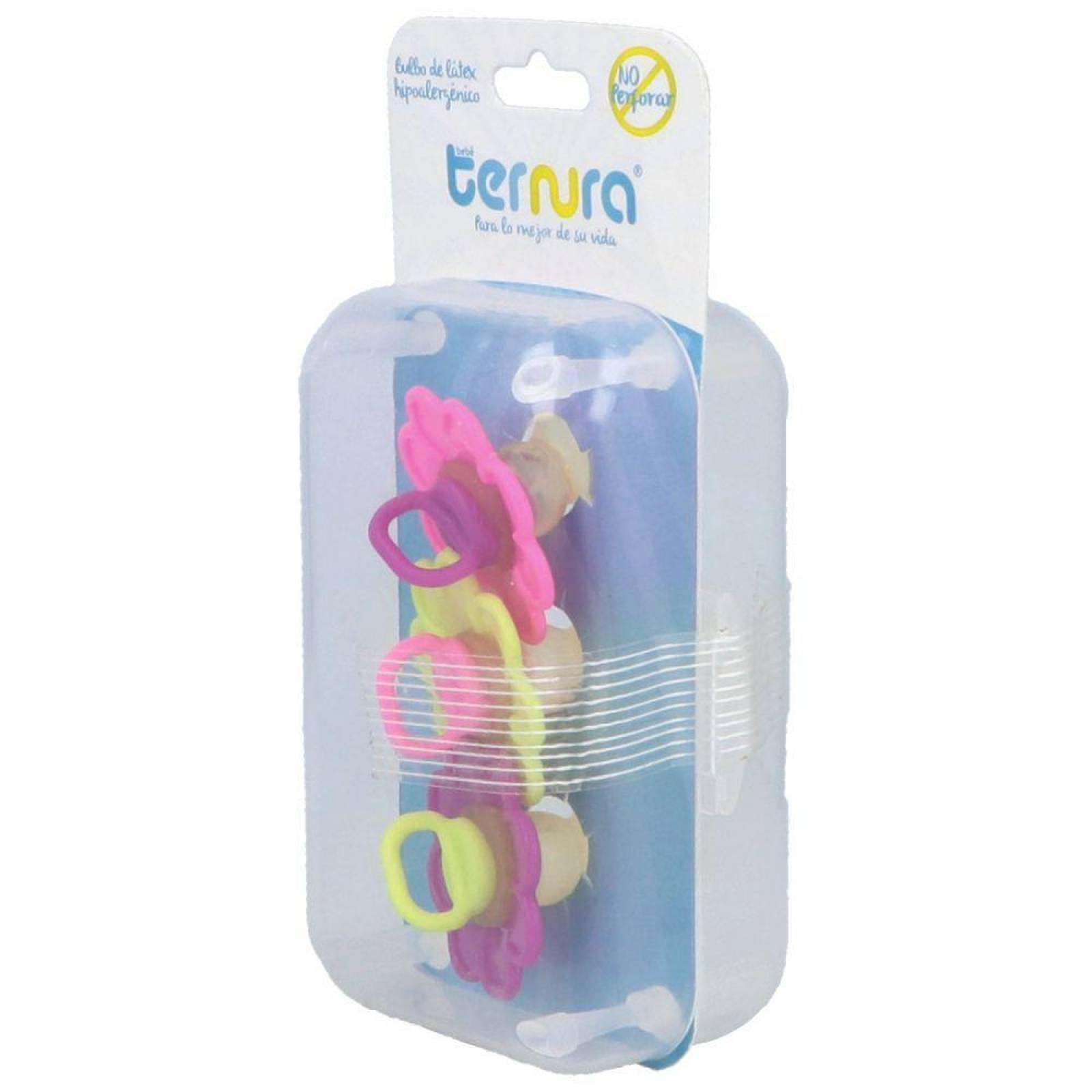 Chupón Ternura Gota De Miel Para Bebés de 0 a 4 Meses Empaque Con 3 Piezas