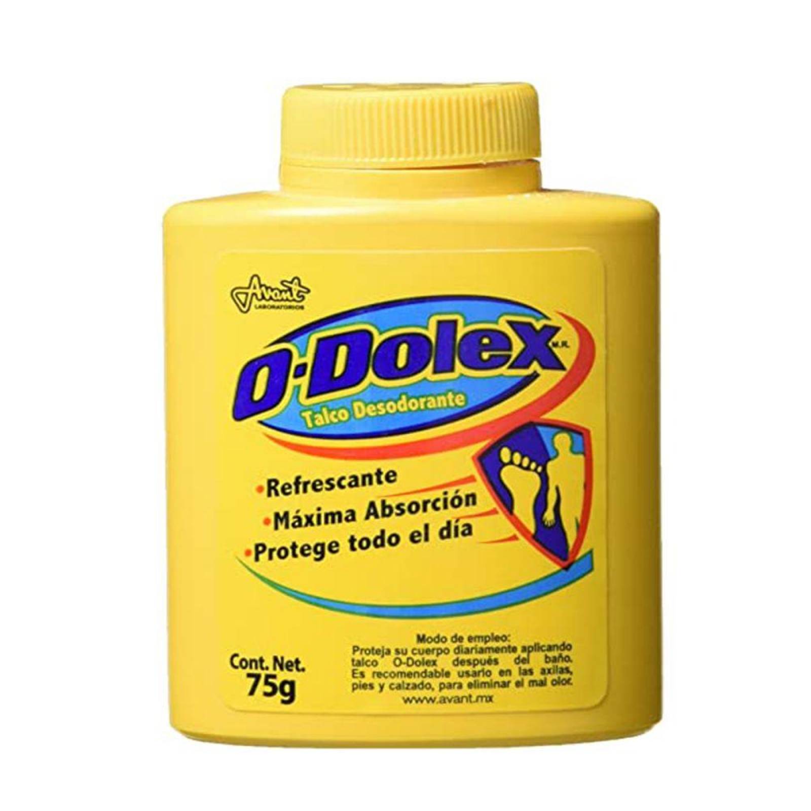 Odolex Talco Desodorante Frasco Con 75 g