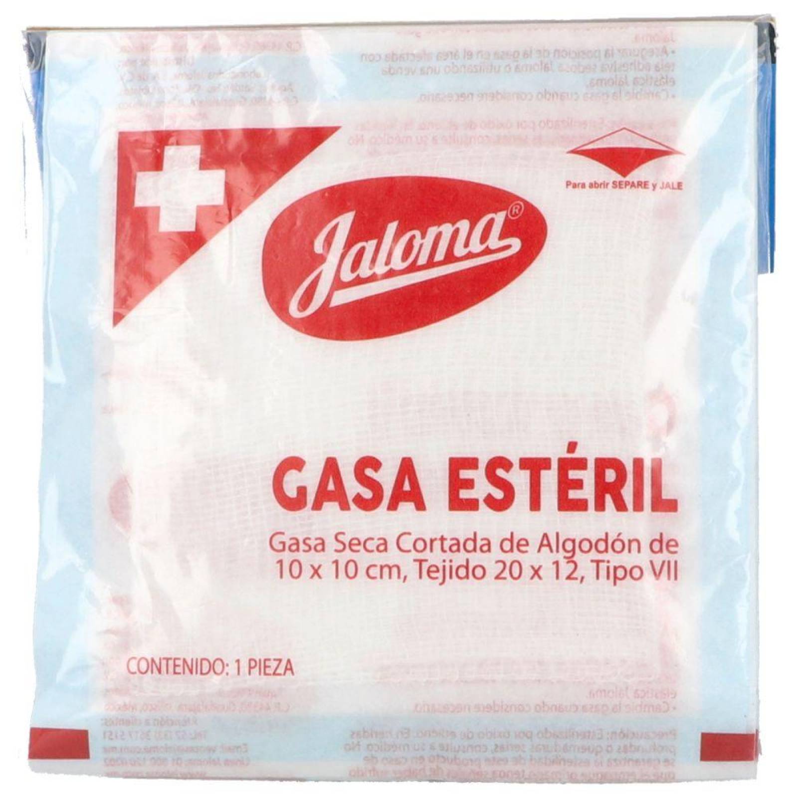 GASA SIMPLE 10X10 EMPAQUE CON 10 SOBRES