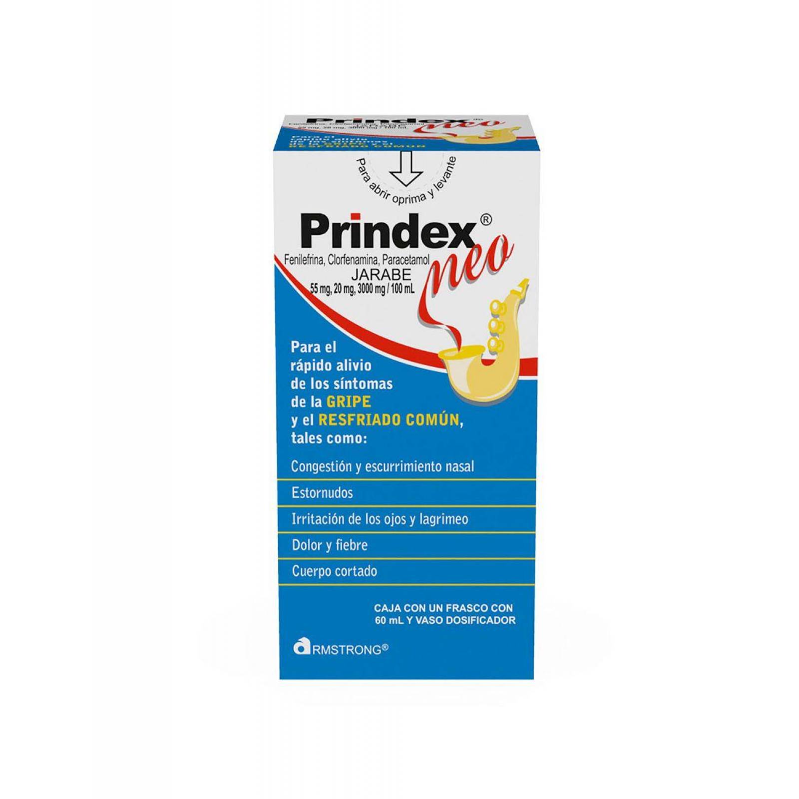 Prindex Neo Jarabe Caja Con Frasco Con 60 mL
