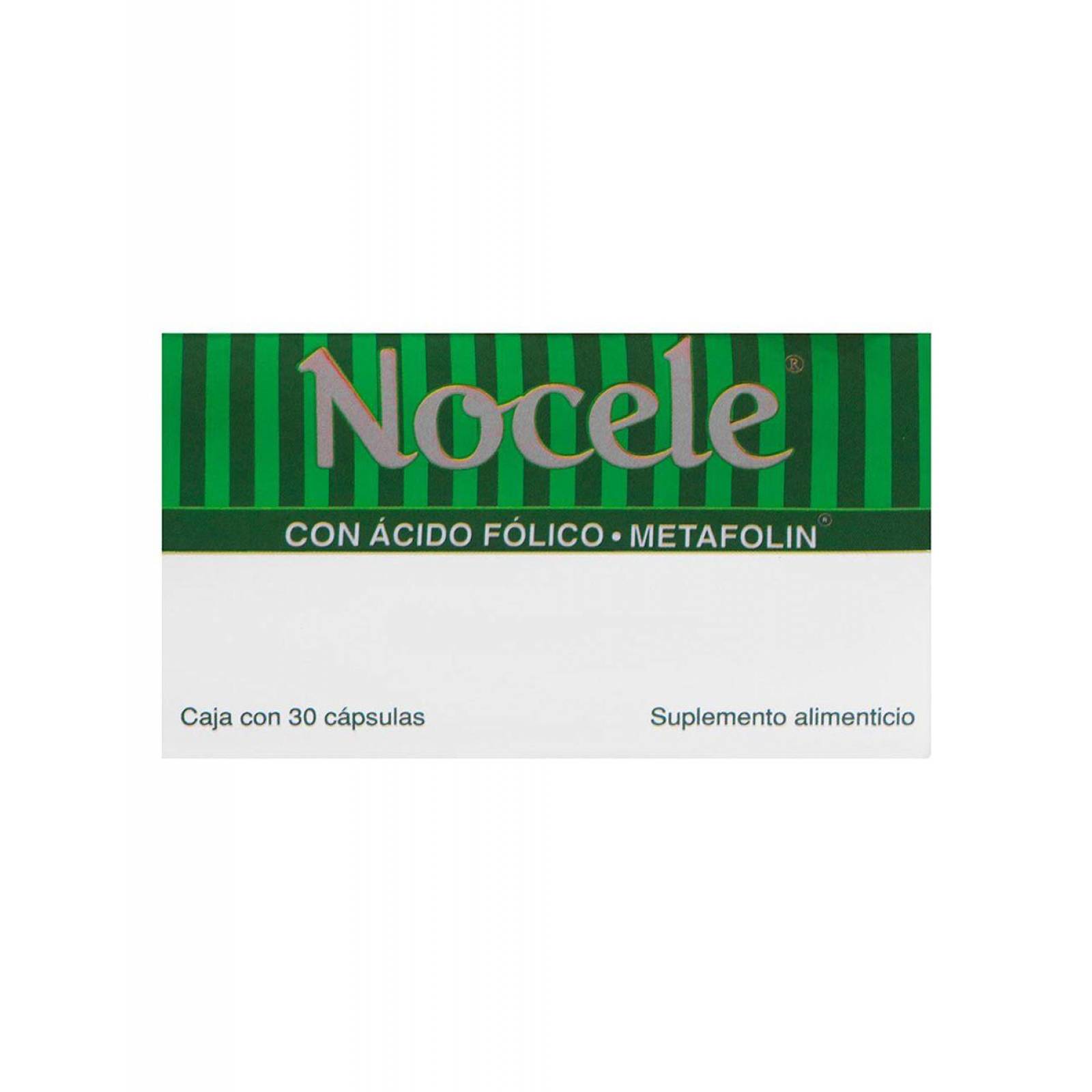 Nocele Suplemento Alimenticio Con 30 Cápsulas