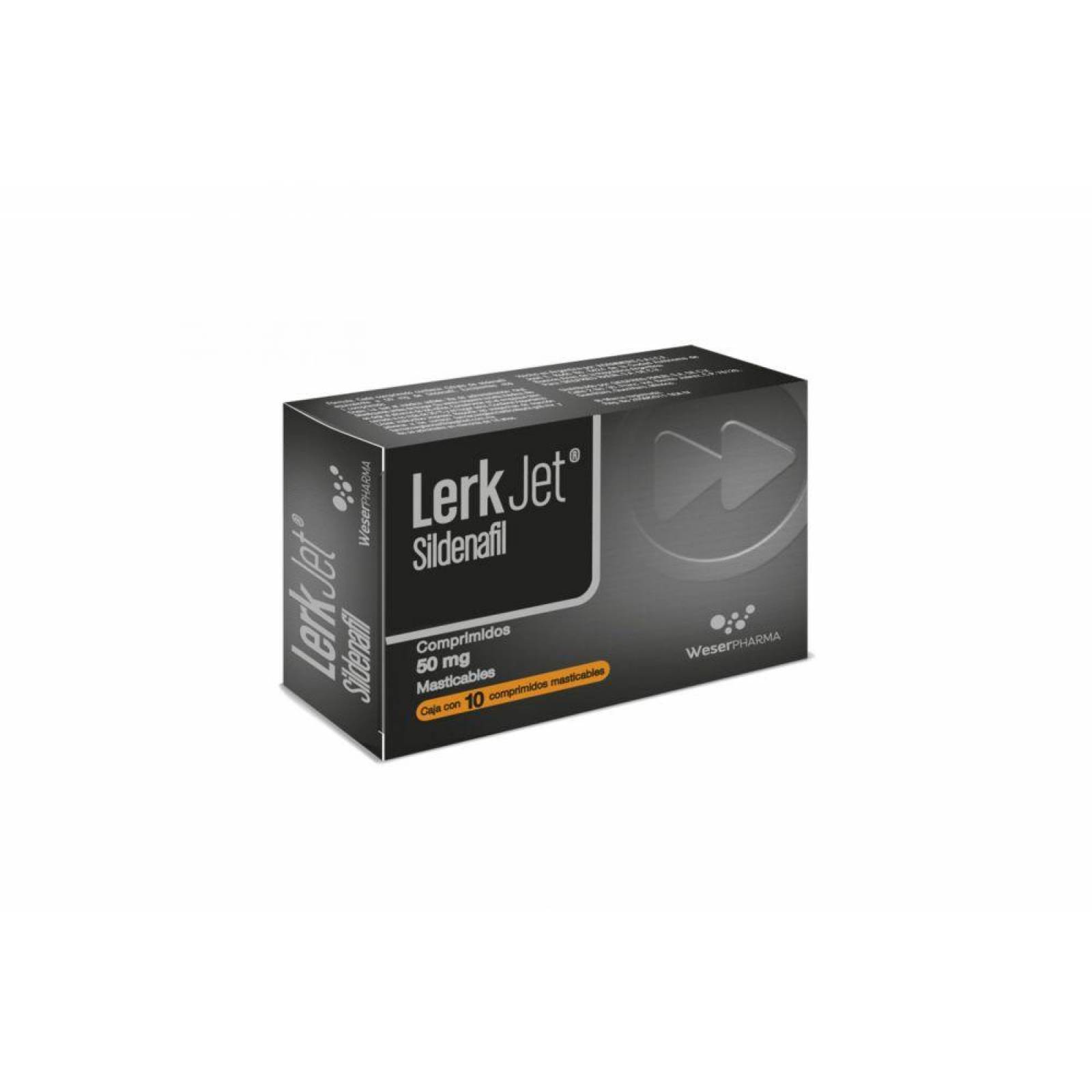 Lerk Jet Caja Con 10 Comprimidos Masticables De 50 Mg