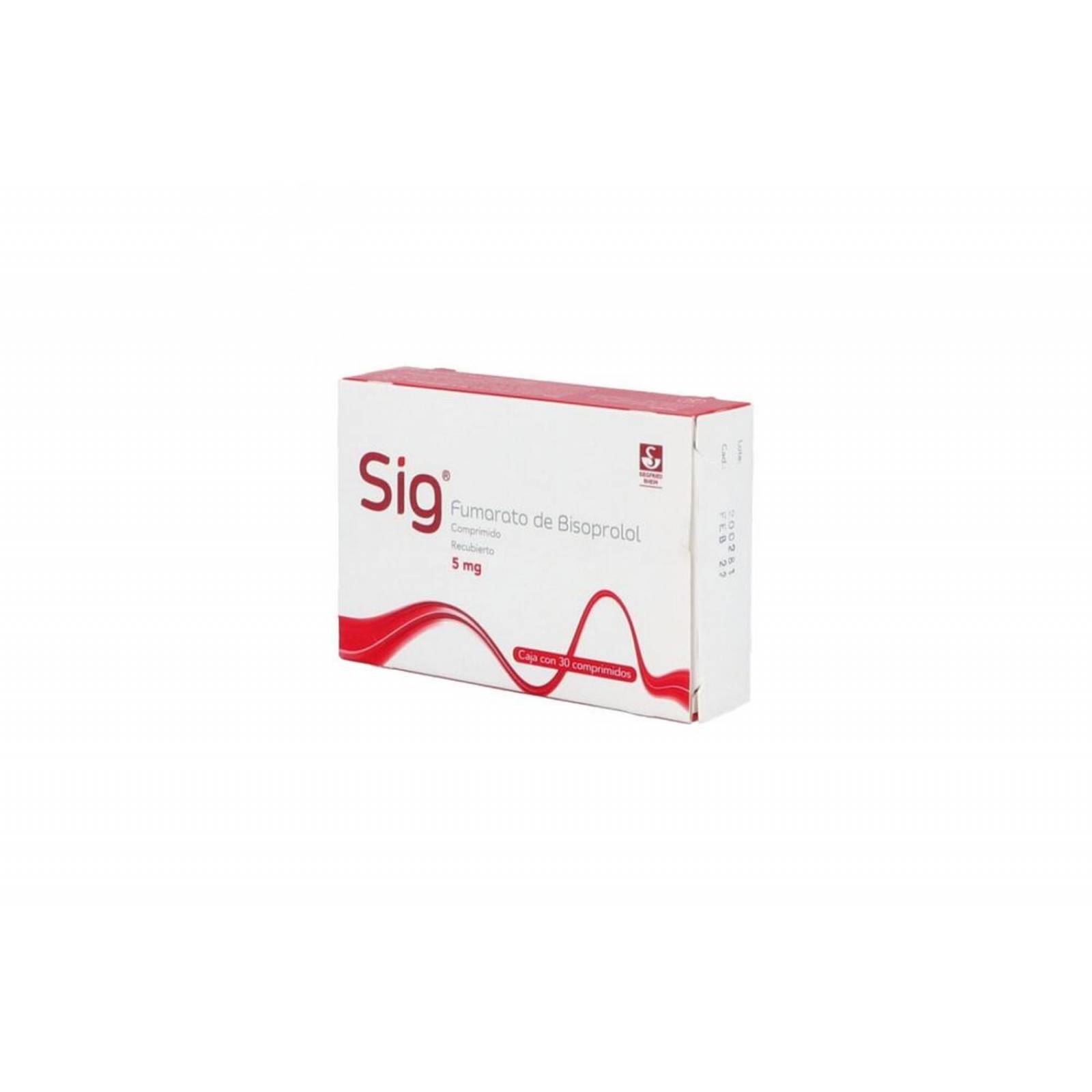 Sig 5 mg Caja Con 30 Comprimidos