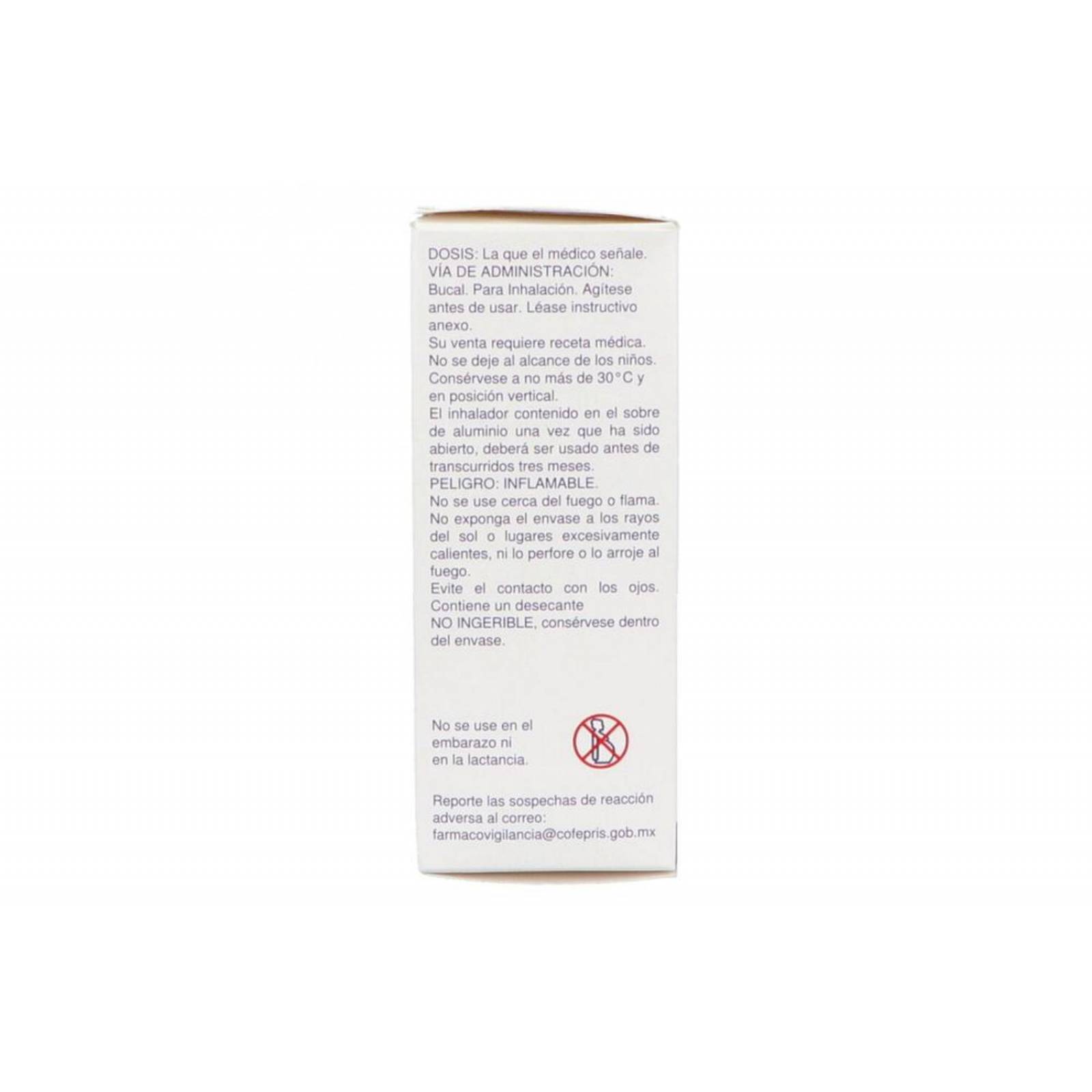 Vannair 80 Mcg/ 4.5 Mcg Caja con Dispositivo Inhalador 120 Dosis