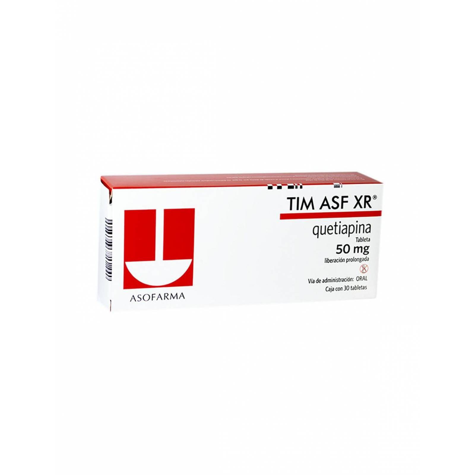 Tim Asf Xr 50 mg Caja Con 30 Tabletas