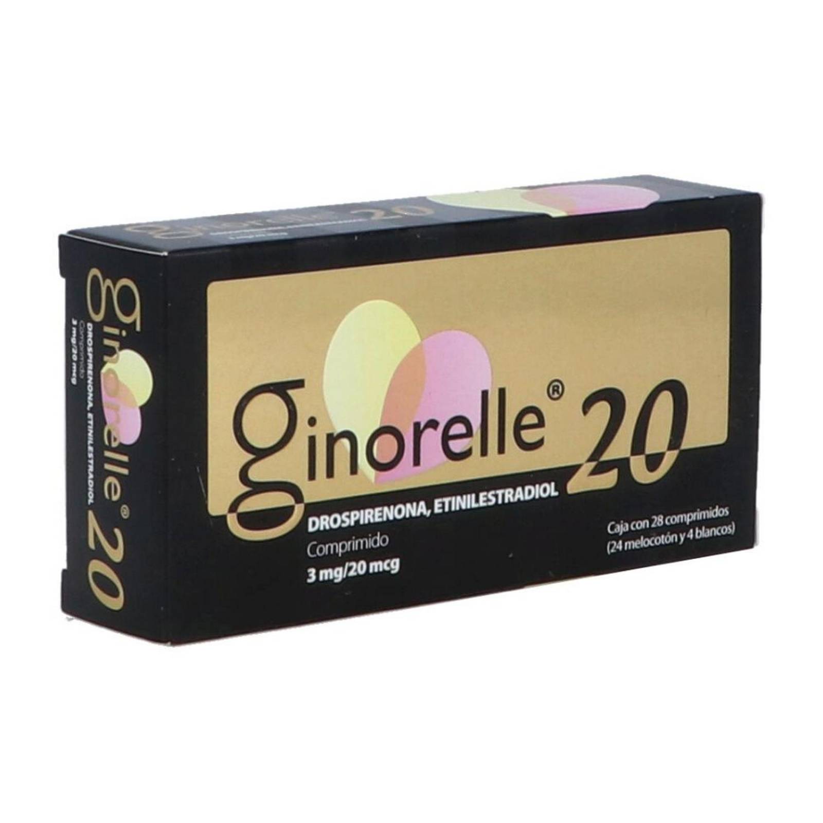 Ginorelle 20 mcg Caja Con 28 Comprimidos