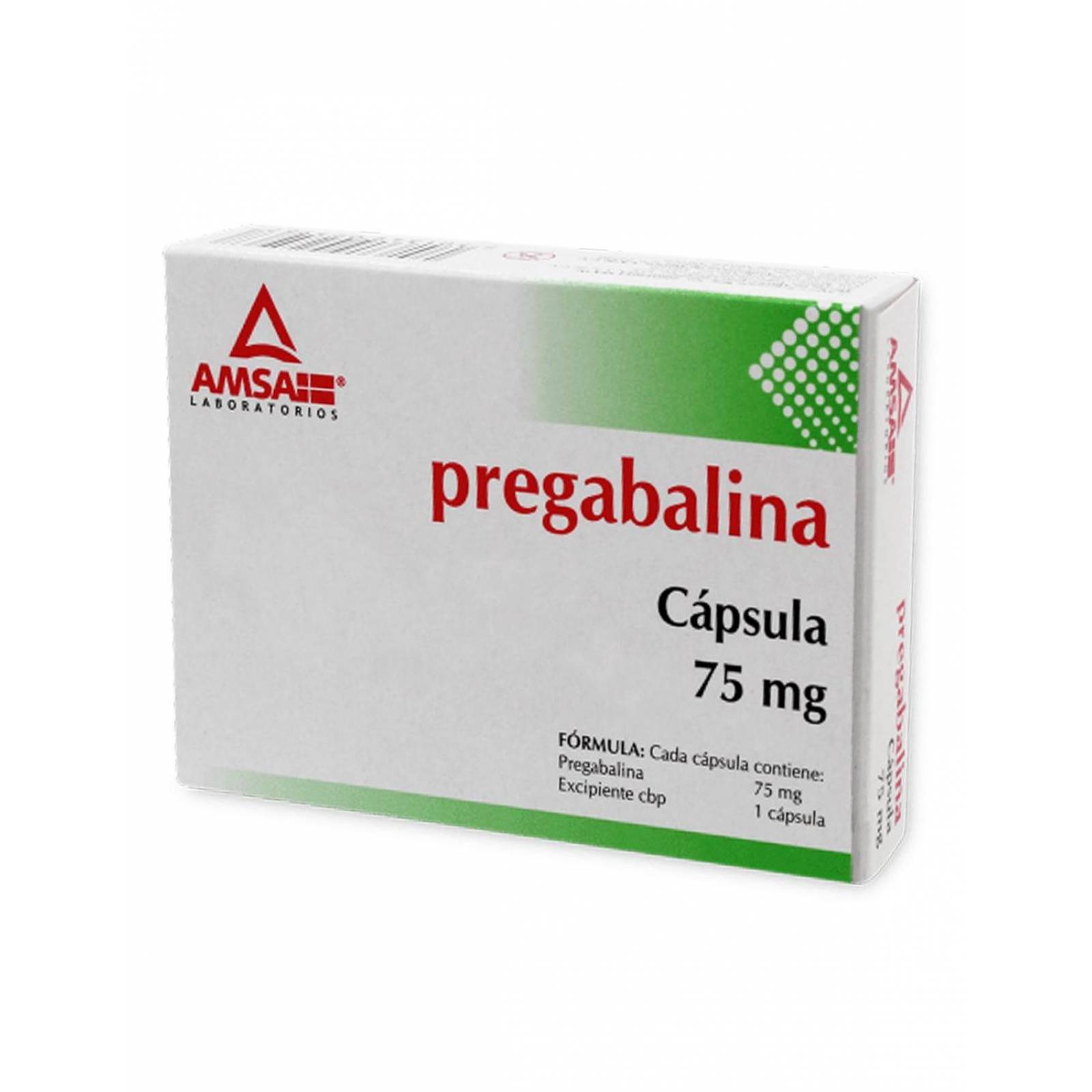 Pregabalina 75 Mg Caja Con 14 Cápsulas