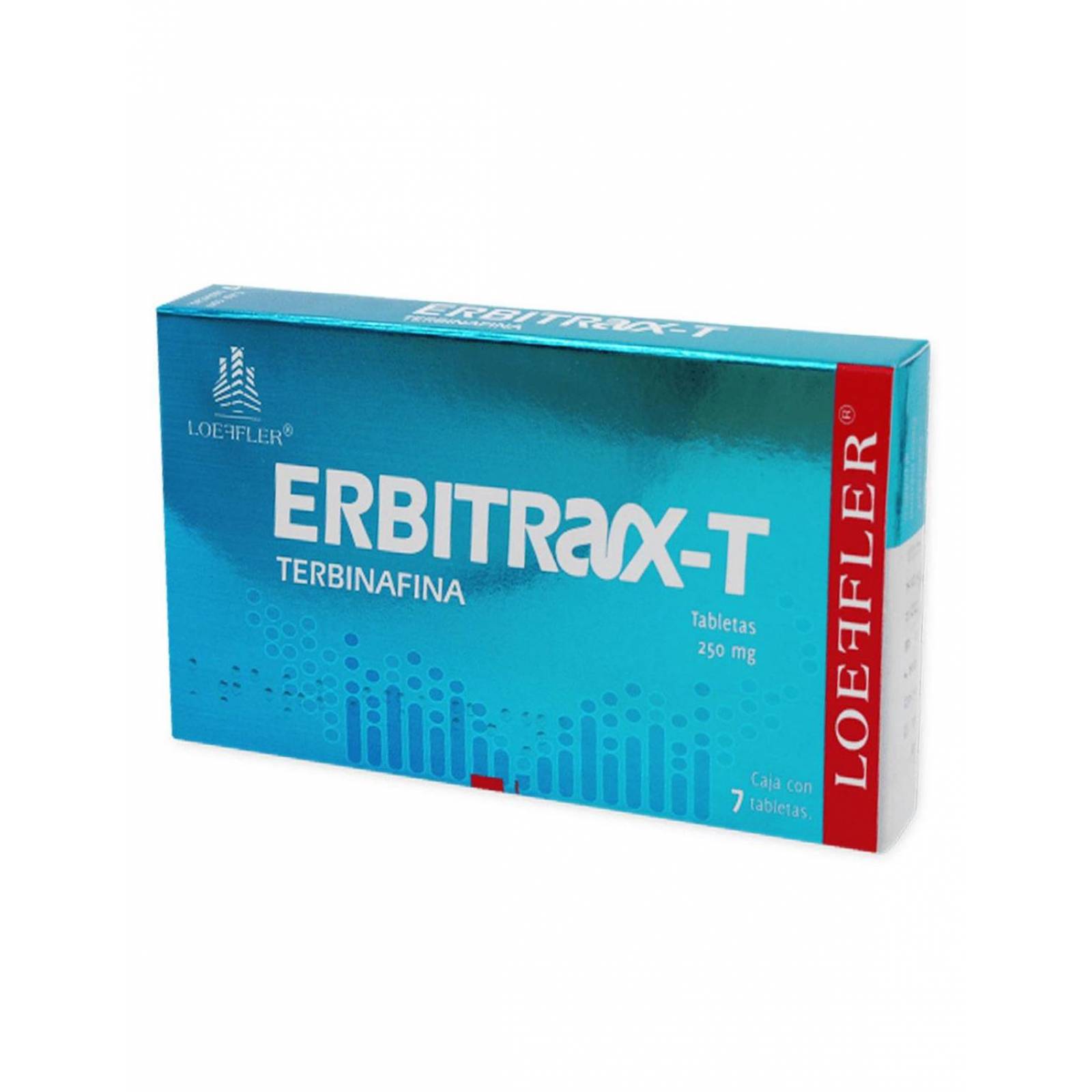 Erbitrax-T 250 mg Caja Con 7 Tabletas