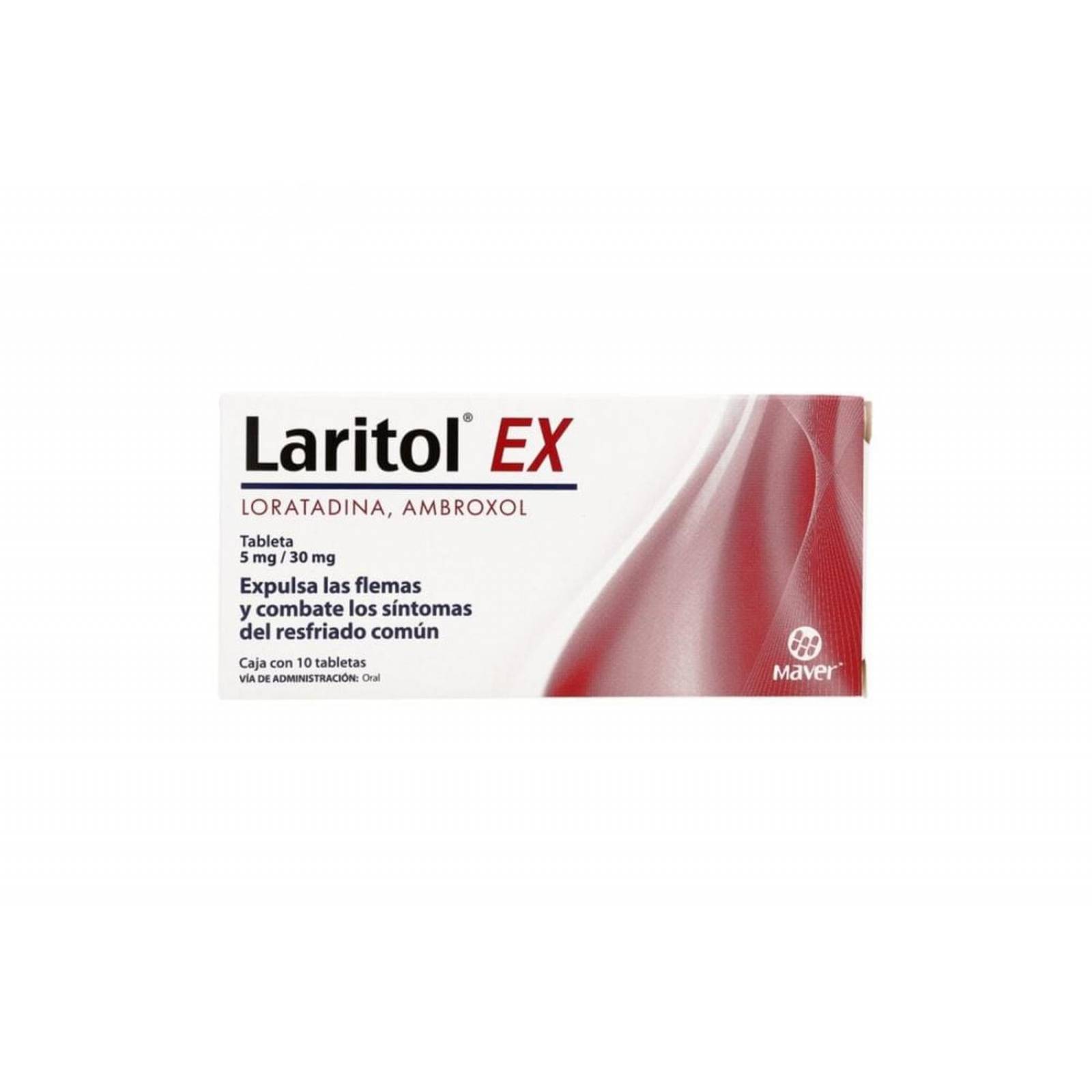 Laritol EX 30/5 mg Caja Con 10 Tabletas