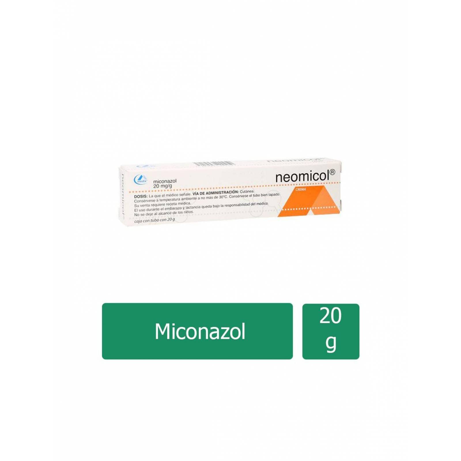 Neomicol 20 mg Caja Con un Tubo Con 20 g