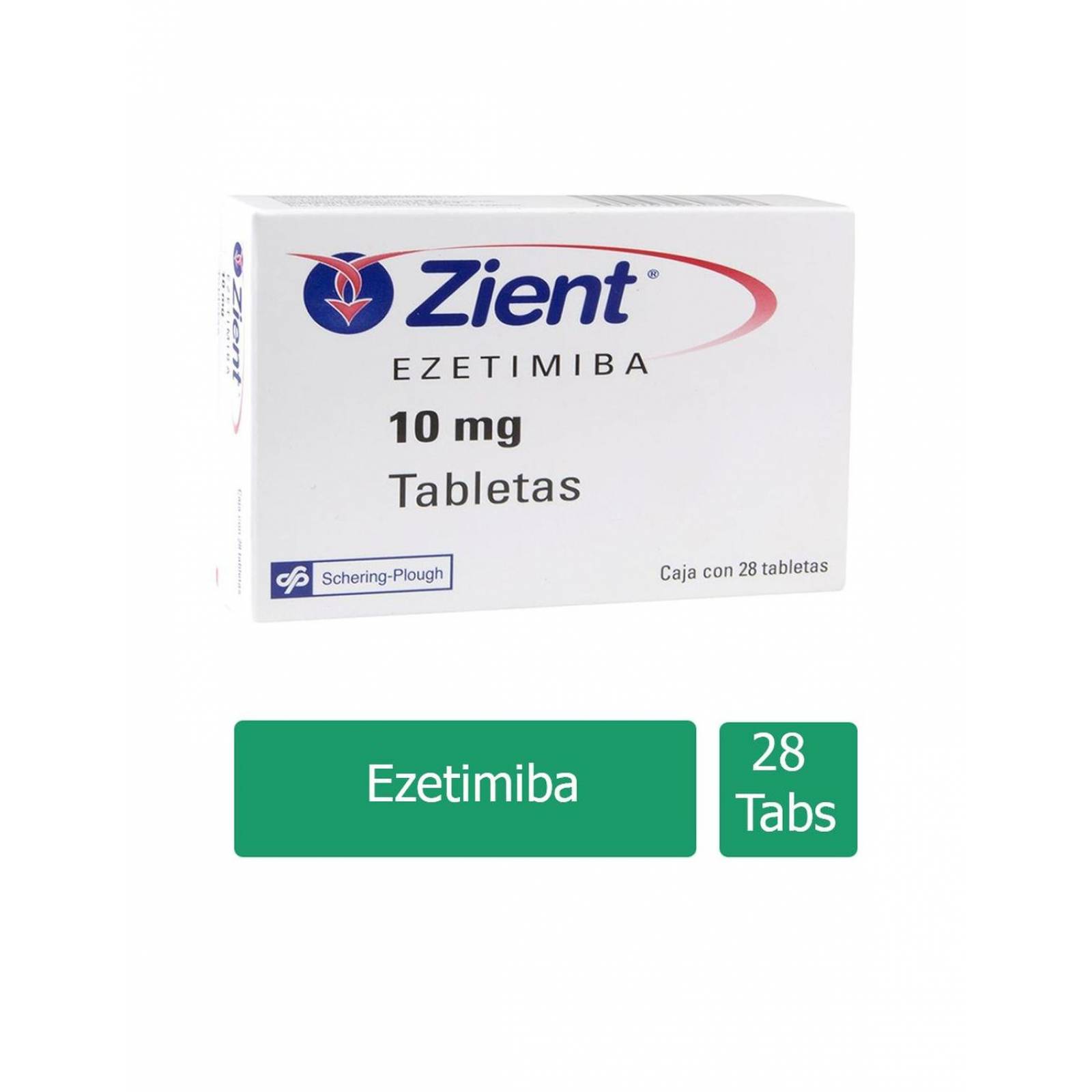 Zient 10 mg Caja Con 28 Tabletas