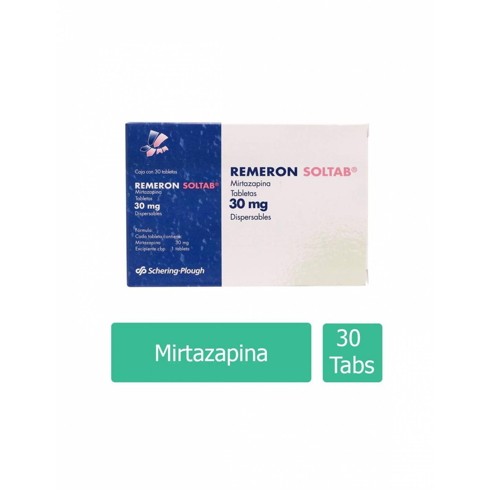 Remeron Soltab 30 mg Caja Con 30 Tabletas