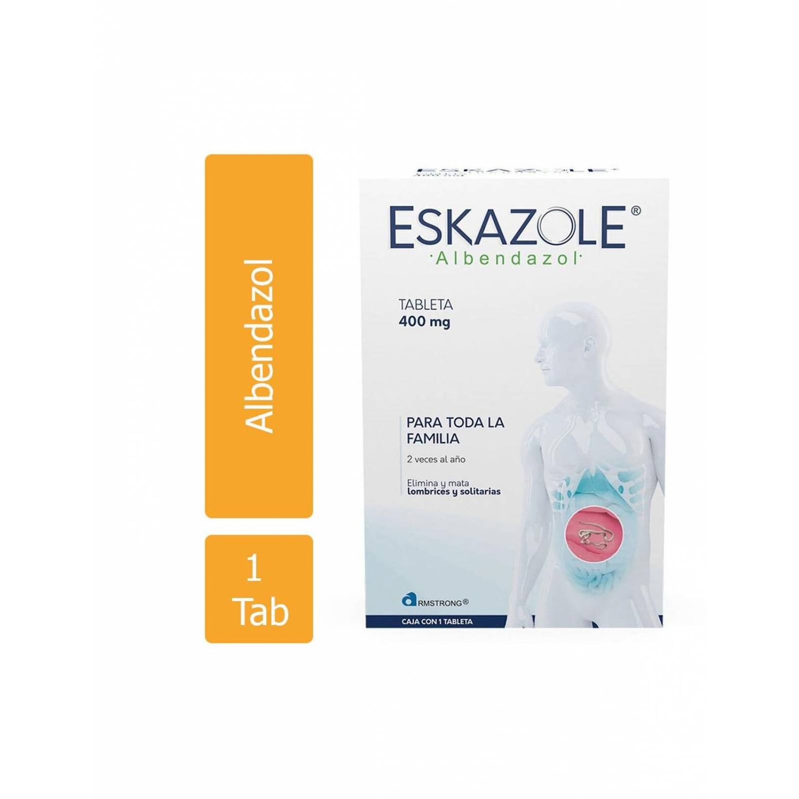 Eskazole 400 mg Caja Con 1 Tableta