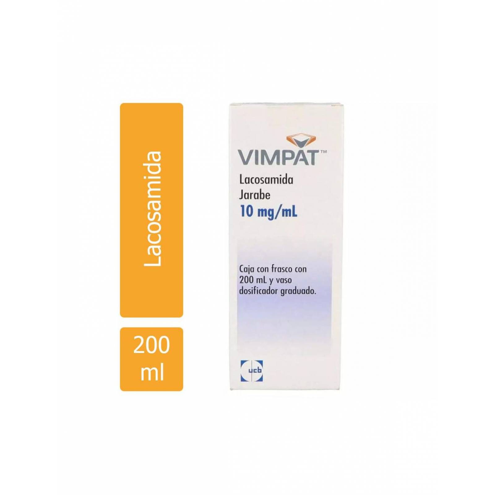 Vimpat 10mg/mL Con 1 Frasco con 200 mL