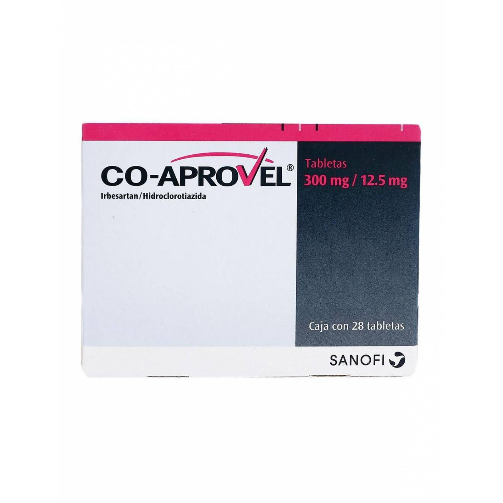 CoAprovel 300 mg / 12.5 mg Caja Con 28 Tabletas