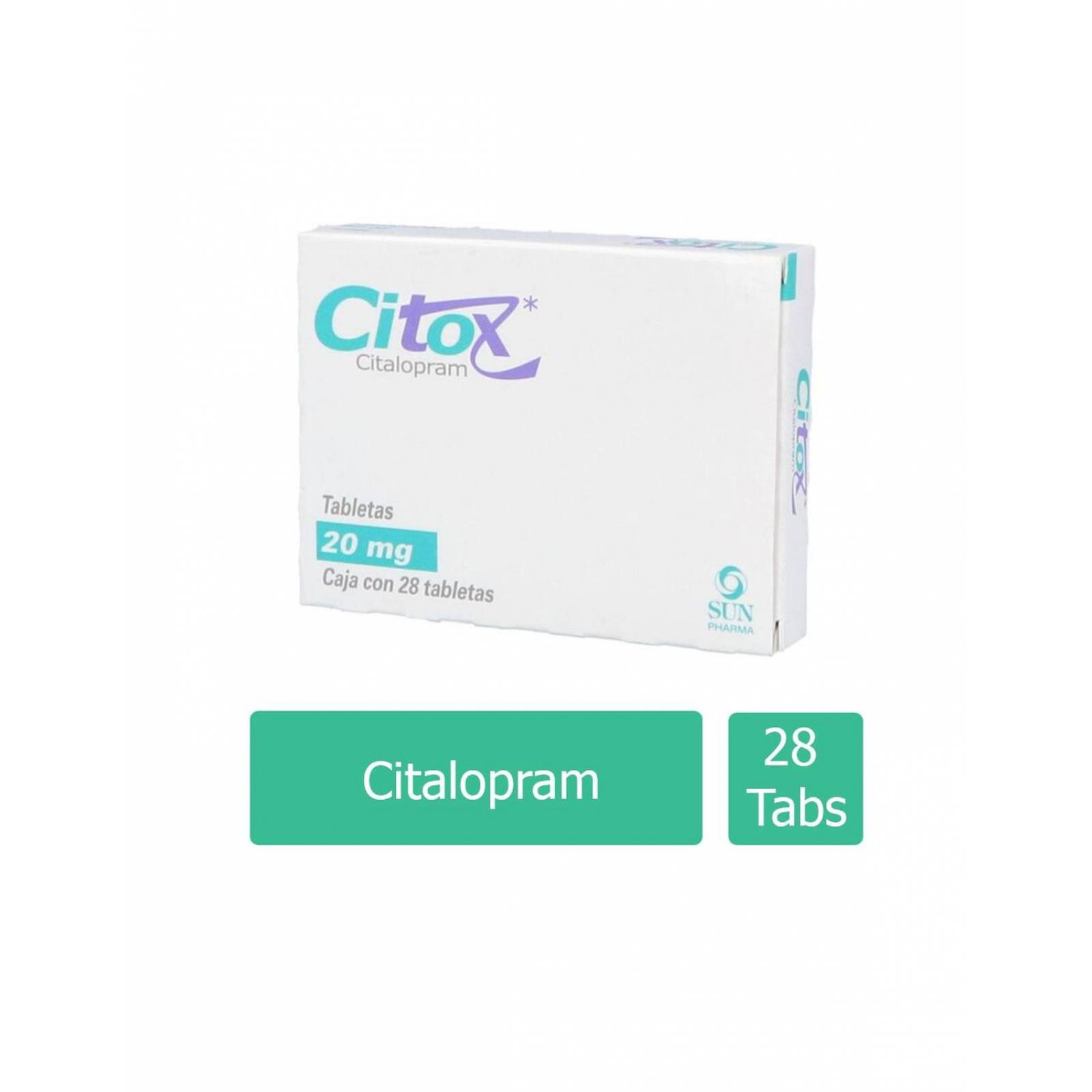 Citox 20 mg Caja Con 28 Tabletas